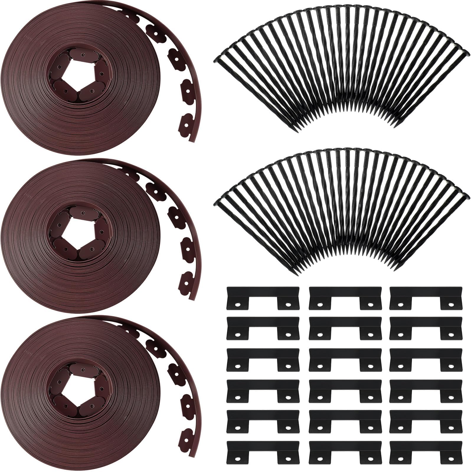 Amazon.com : Sintuff 354 ft Garden Landscape Edging No Dig Lawn Edging ...