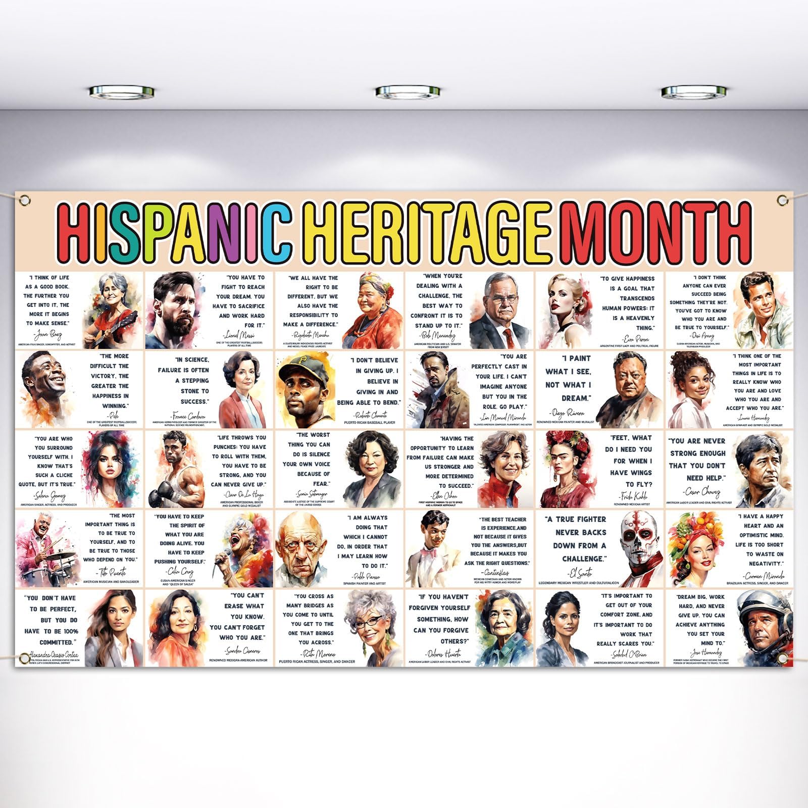 Amazon.com: Nepnuser Hispanic Heritage Month Photo Booth Backdrop ...