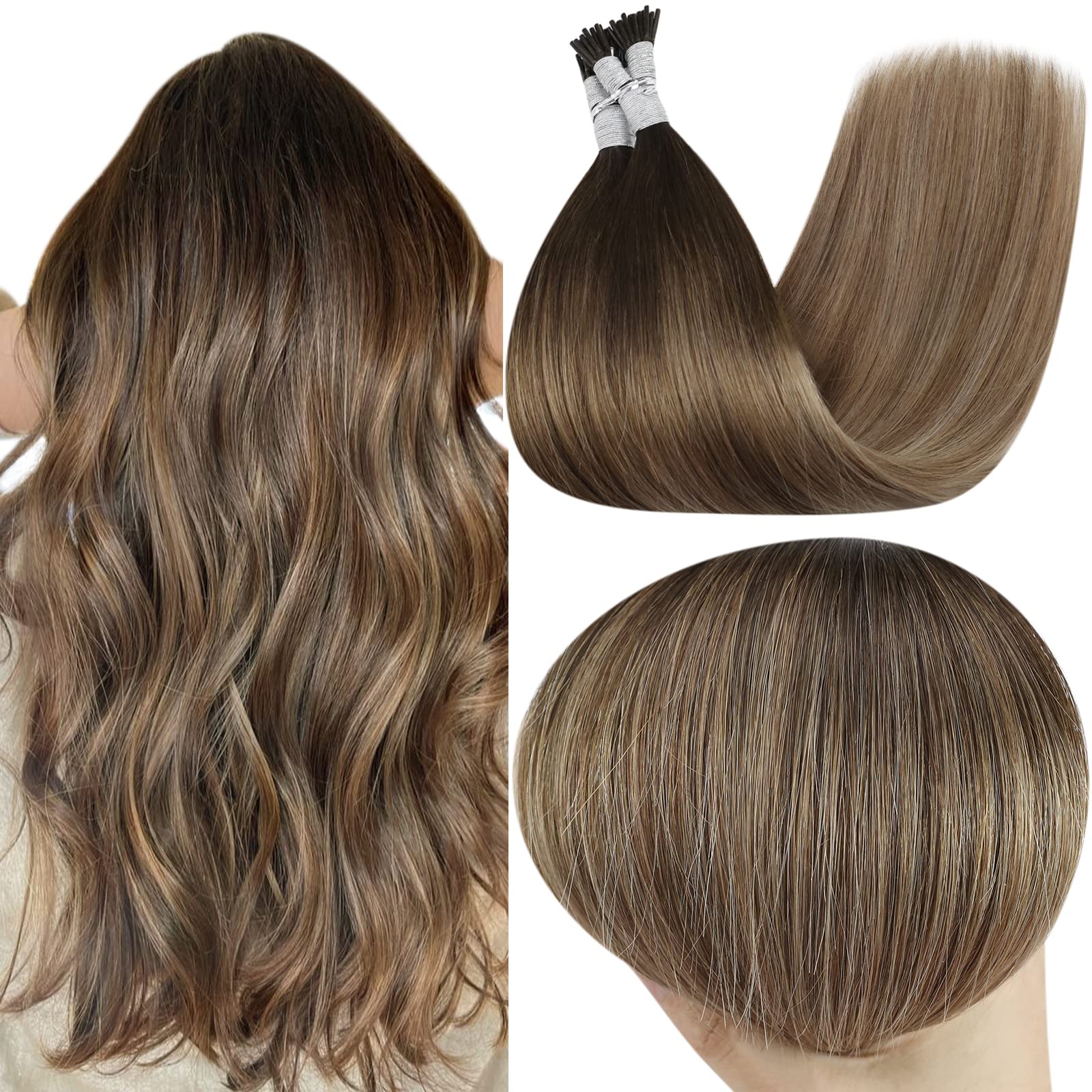 Black Hair With Light Brown Tips Straight