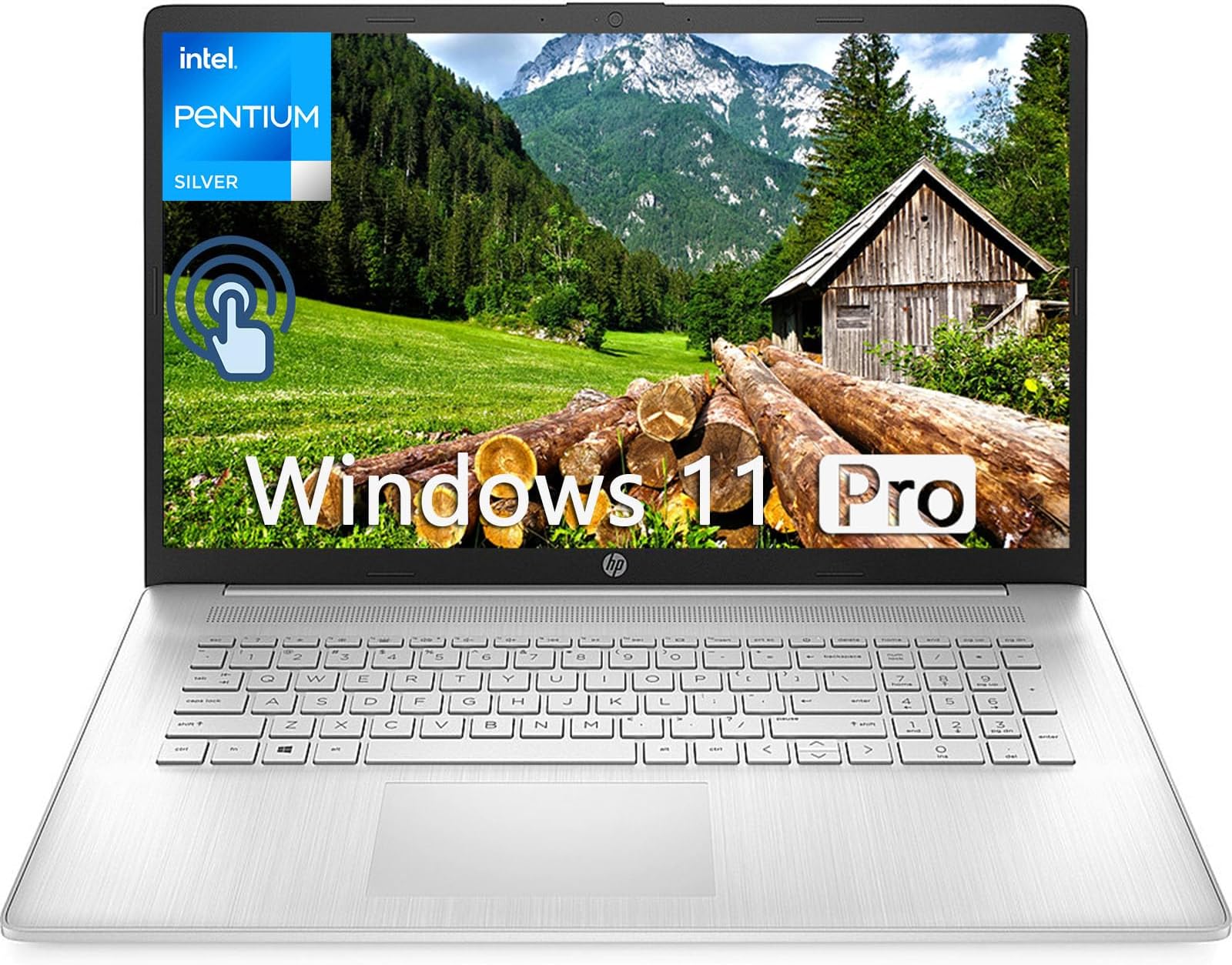 Amazon.com: HP 17.3" Touchscreen Laptop for Student and Business, Intel ...