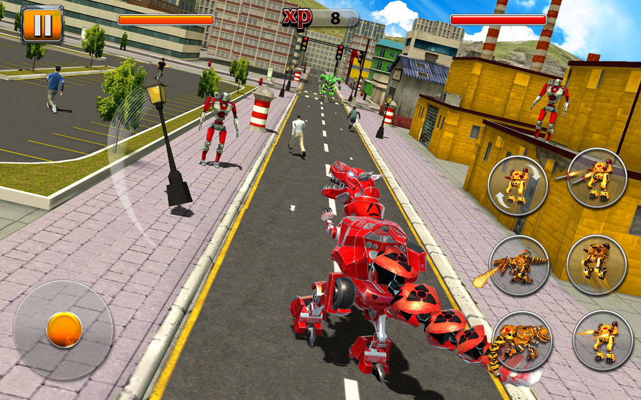 Scary Dino Robot 3D : City Battle 2018 - App on the Amazon Appstore