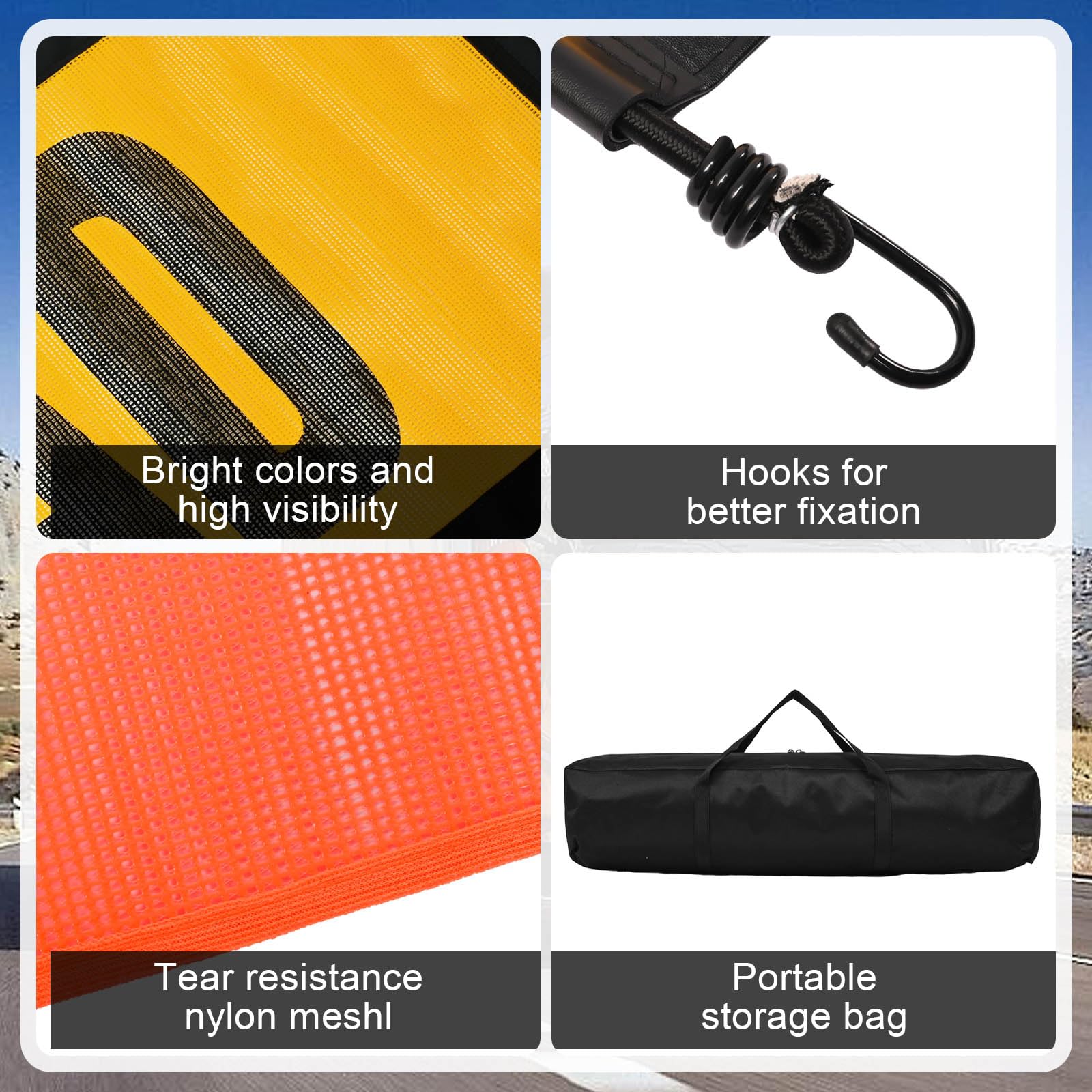 Snapklik.com : Tonchean 15 PCS Oversize Load Signs For Trucks Safety ...