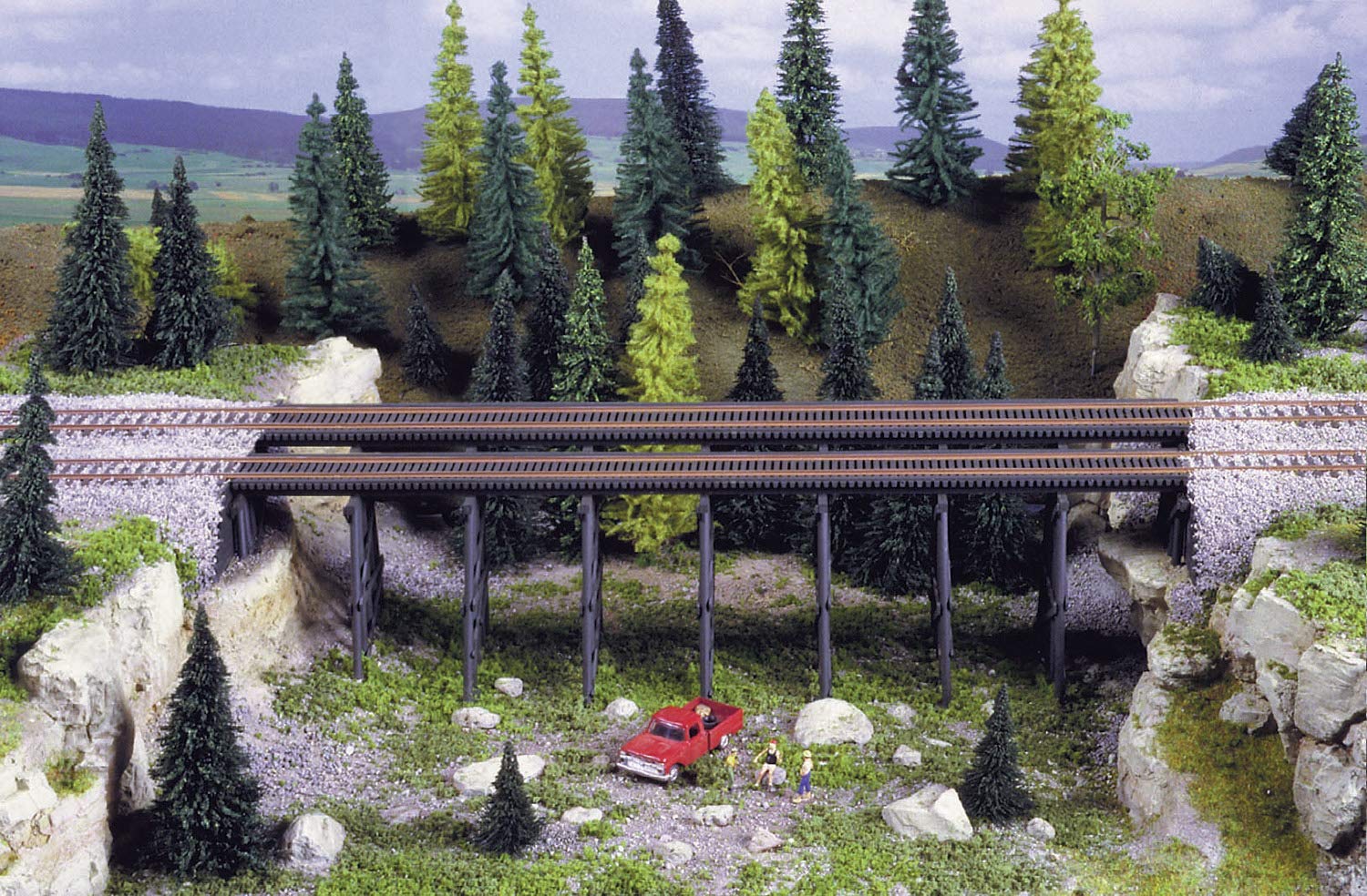 Buy Walthers Cornerstone Series Kit HO Scale Trestle w/Steel Deck ...