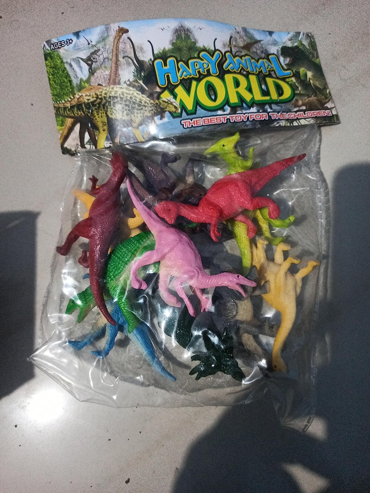 Yelofy Dinosaur Toy Set of 12 Pcs - Dinosaurs Animals Figures Toys Play ...