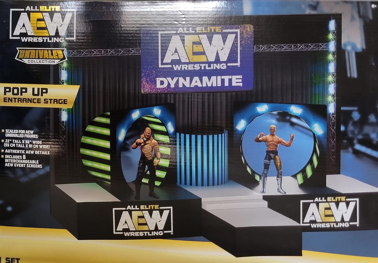 Amazon.com: AEW Entrance Stage - Pop Up : Toys & Games