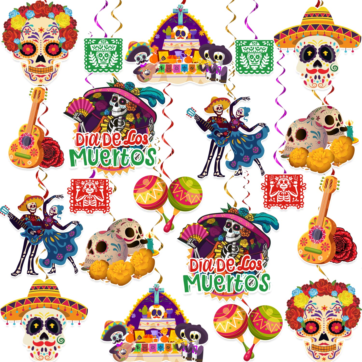 Dia De Los Muertos Wedding Clipart