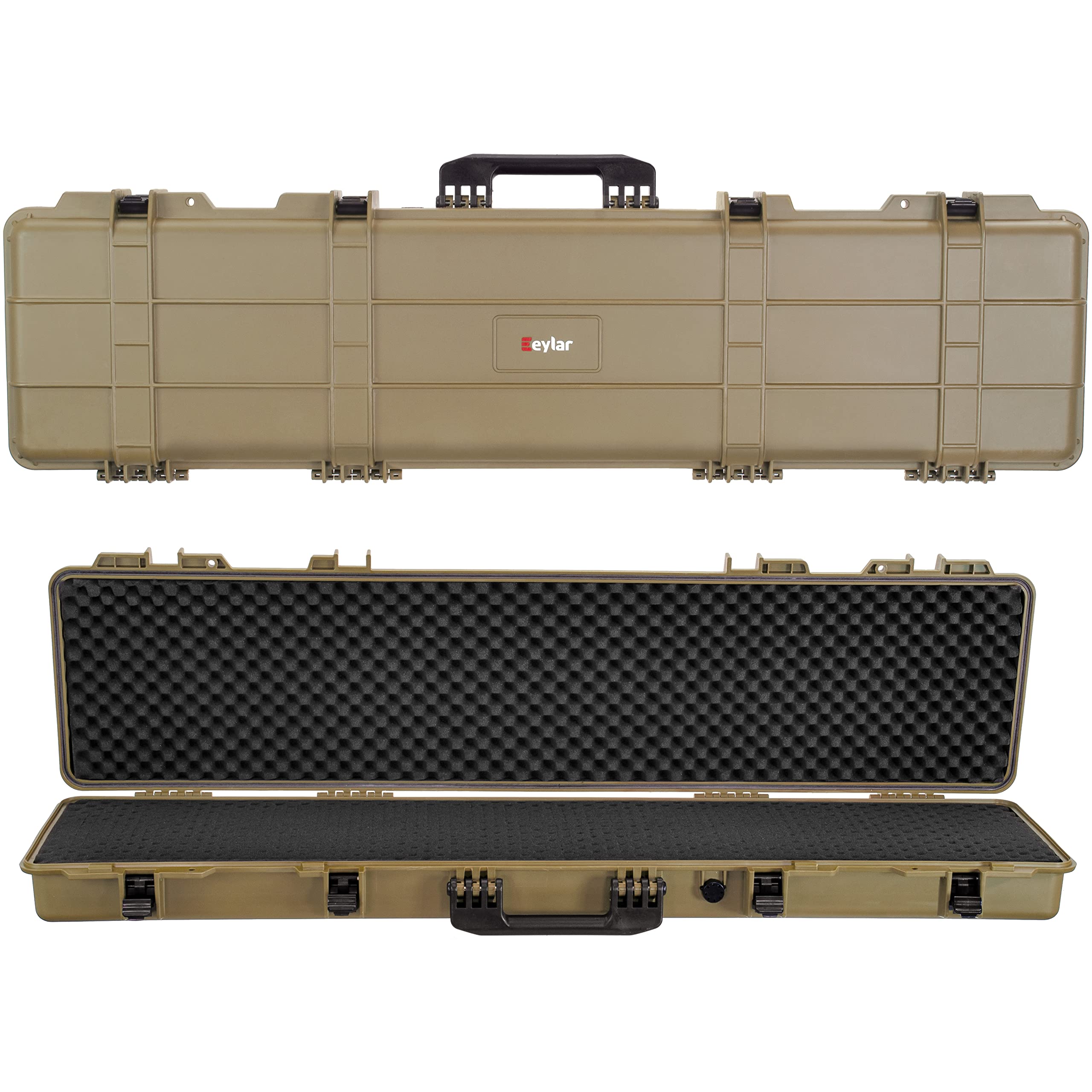 Eylar 53 Inch Tactical Slim Rifle Hard Case with Foam, Mil-Spec ...