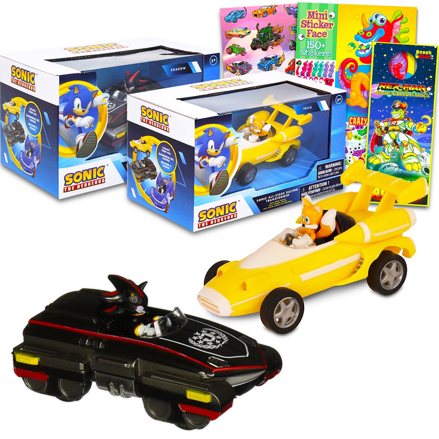 Amazon.com: Sonic the Hedgehog Action Figure Toys Set - Bundle with 5 ...