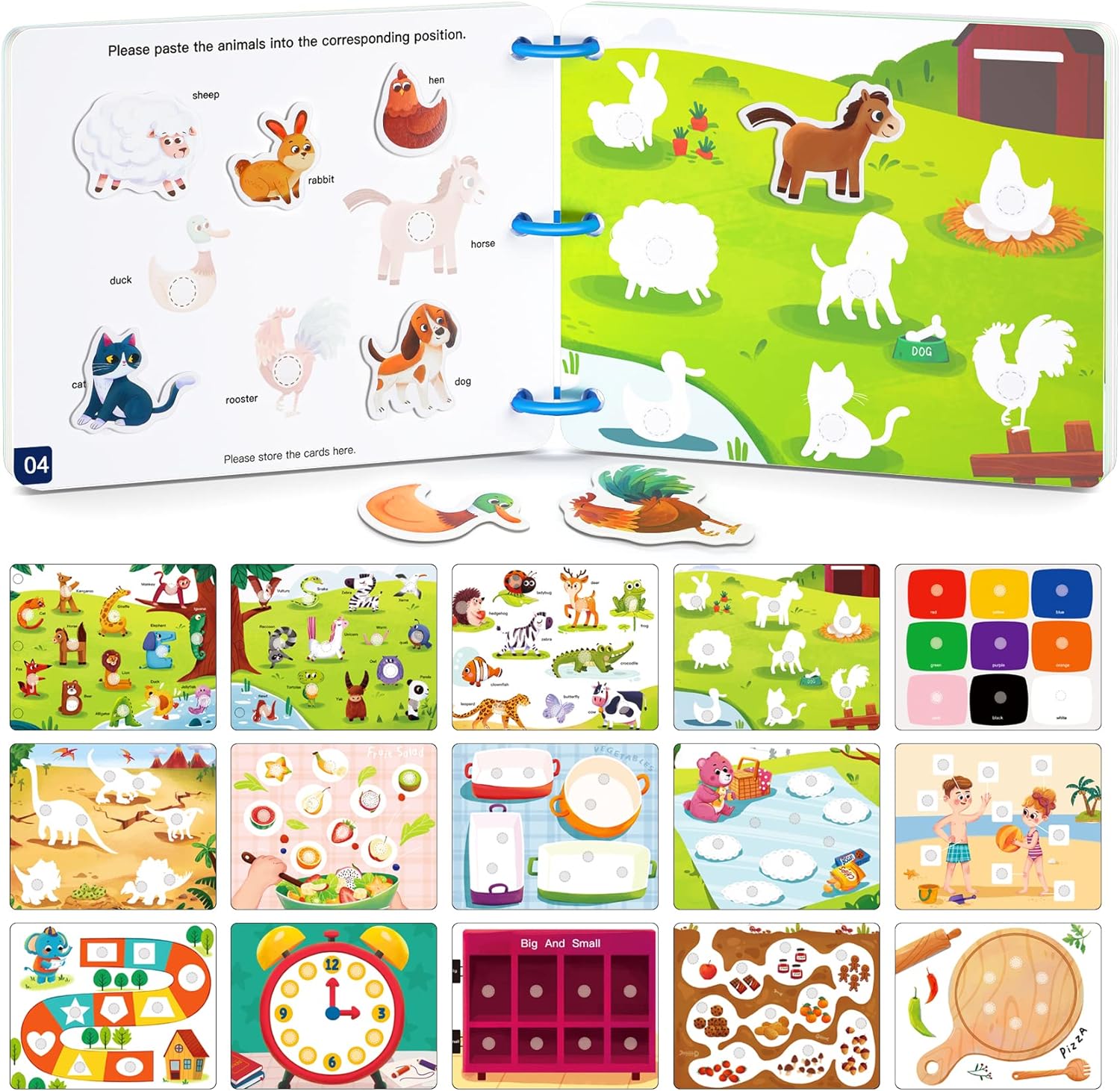 Amazon.com: URMYWO Busy Book for Kids, Autism Sensory Educational Toys ...