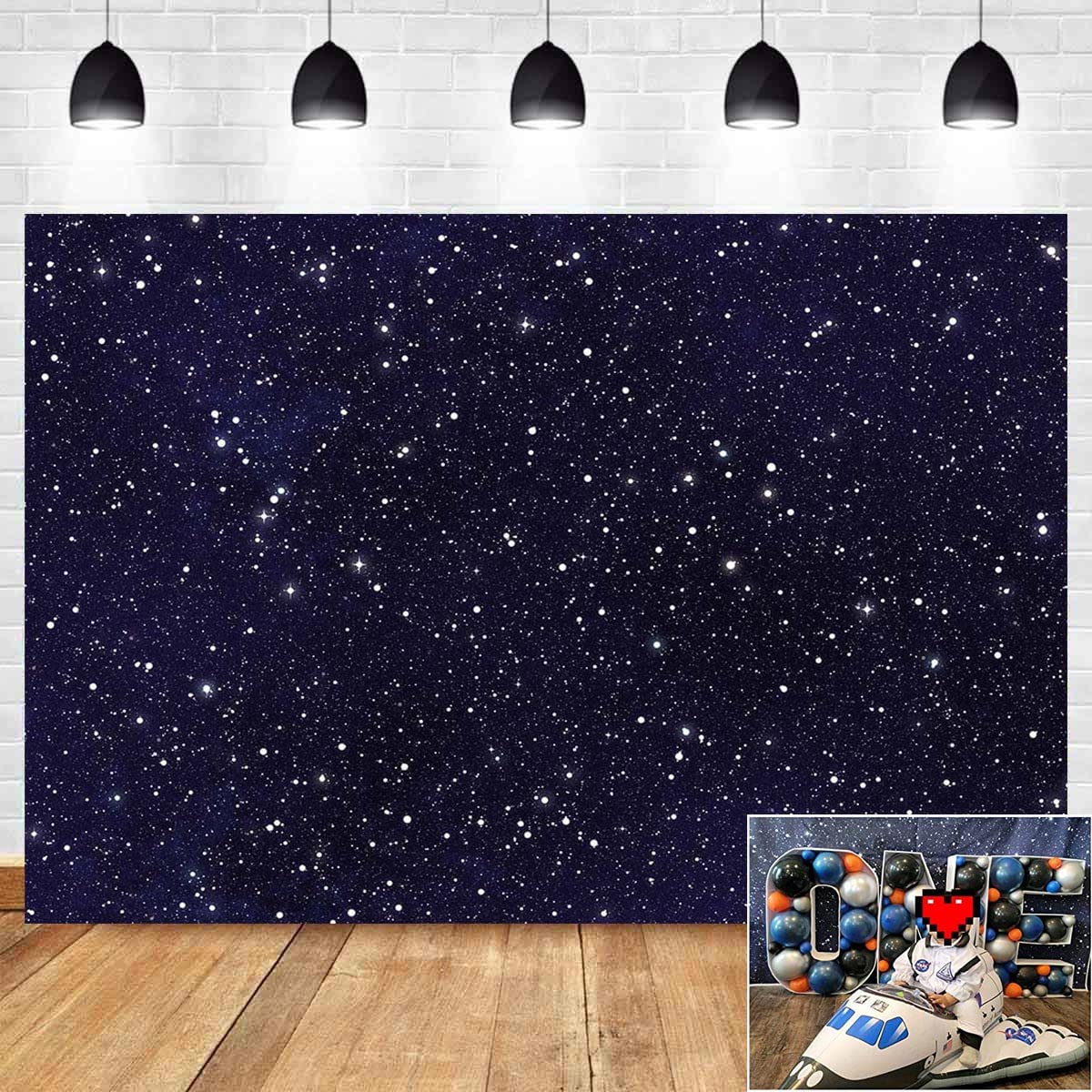 Amazon.com : Night Sky Star Backdrops Universe Space Theme Starry ...