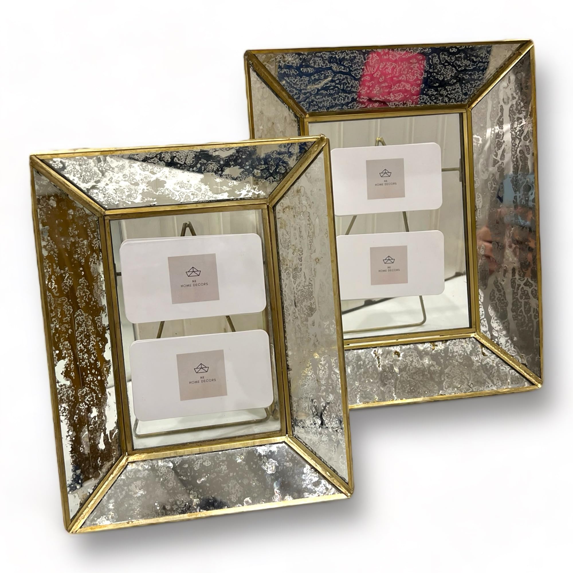 Mercury Glass Picture Frames Aluminium Photo Frame 20x25cm Mercury