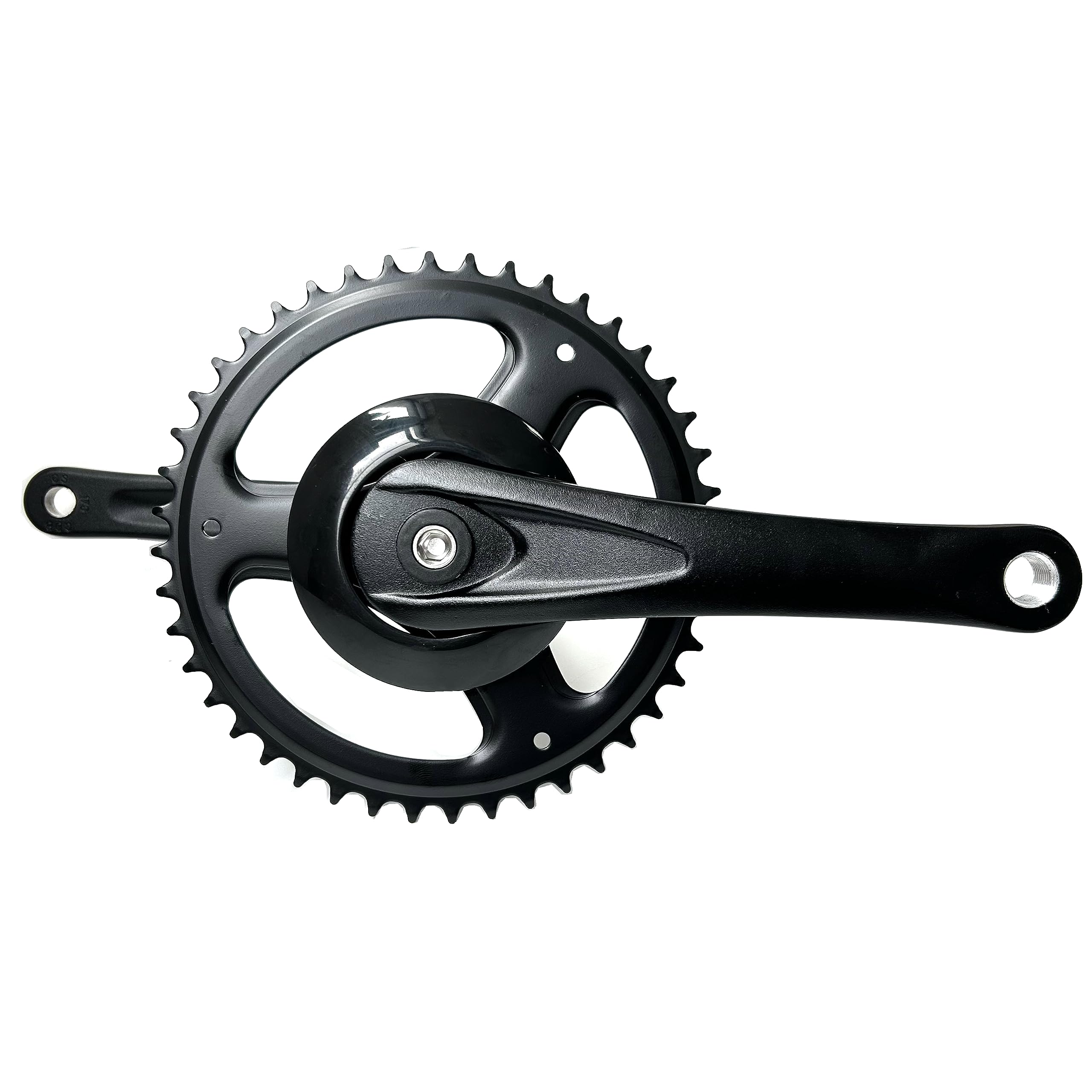 Amazon.com : SZWEDI Bike Single Speed Crankset Square Taper 170mm Crank ...