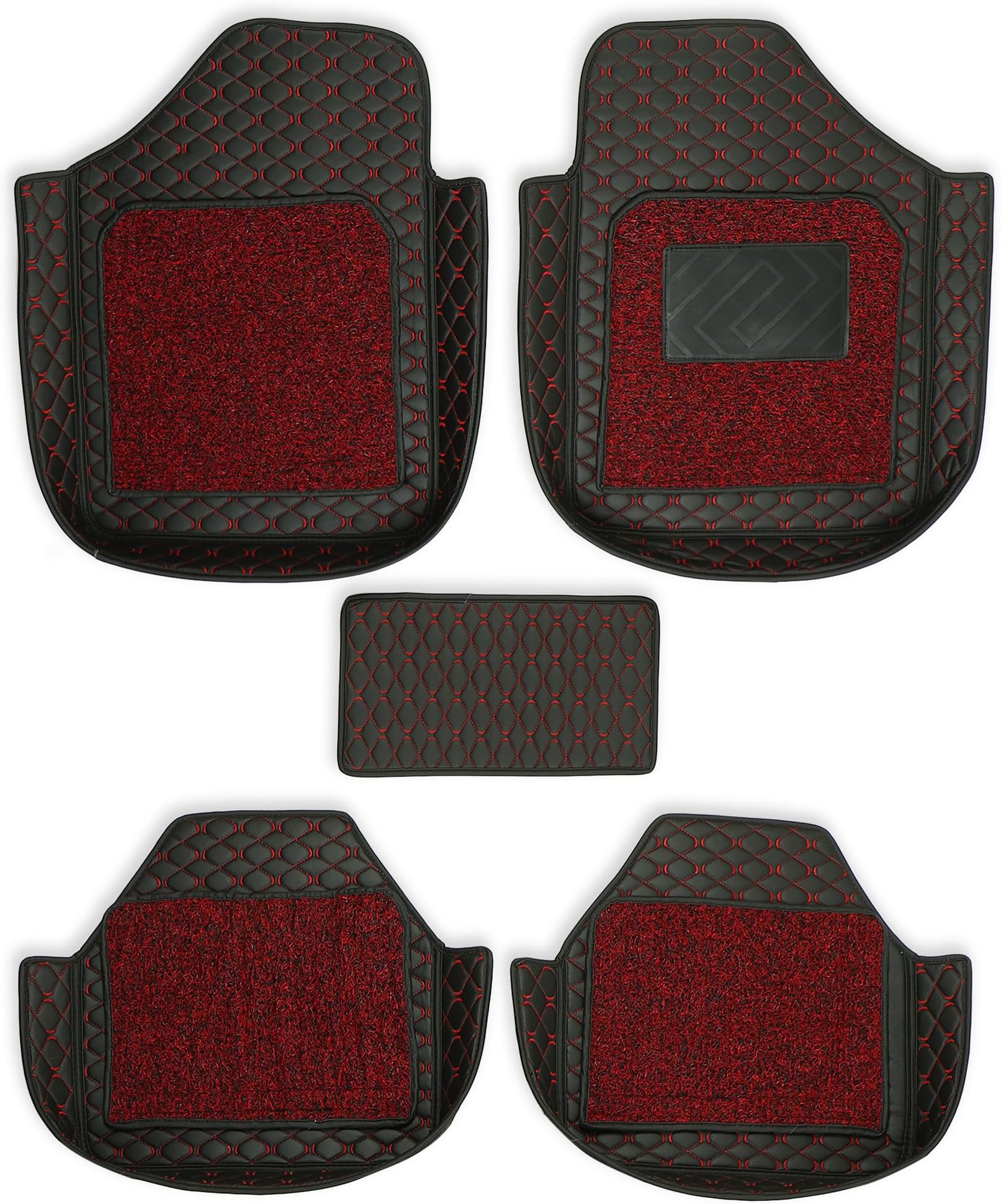 CARNEST Buket Universal Premium Car Foot Mats Non Slip 7D Luxuy Leather ...