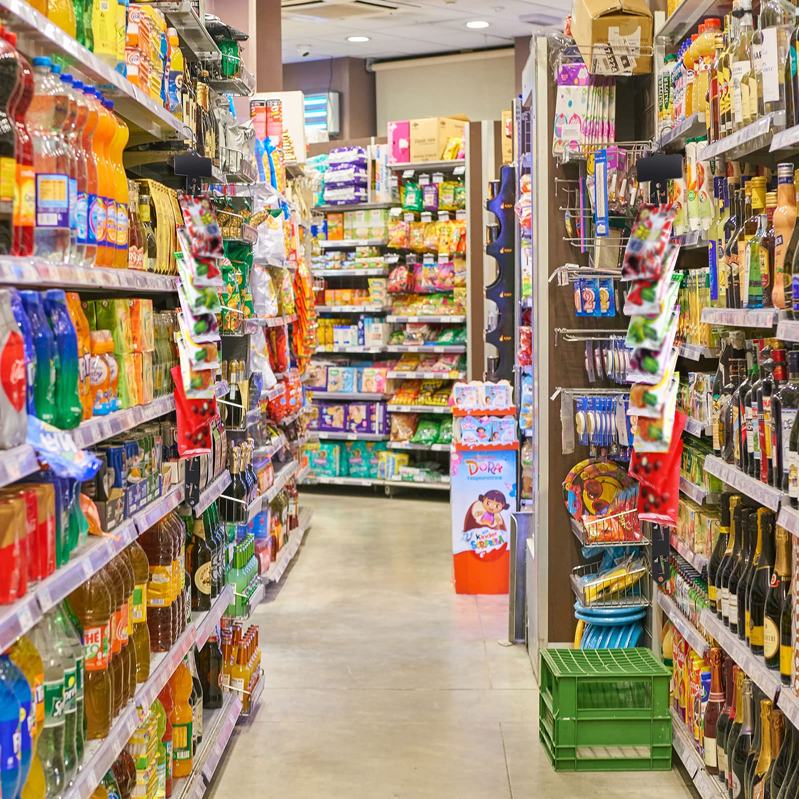 12 Packs Station Hanging Merchandise Strips with 20 S Hooks Retail ...