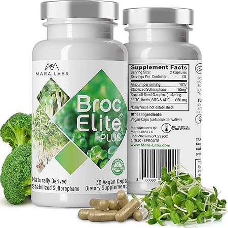 Amazon.com: BrocElite Plus - Broccoli Supplement with Stabilized ...