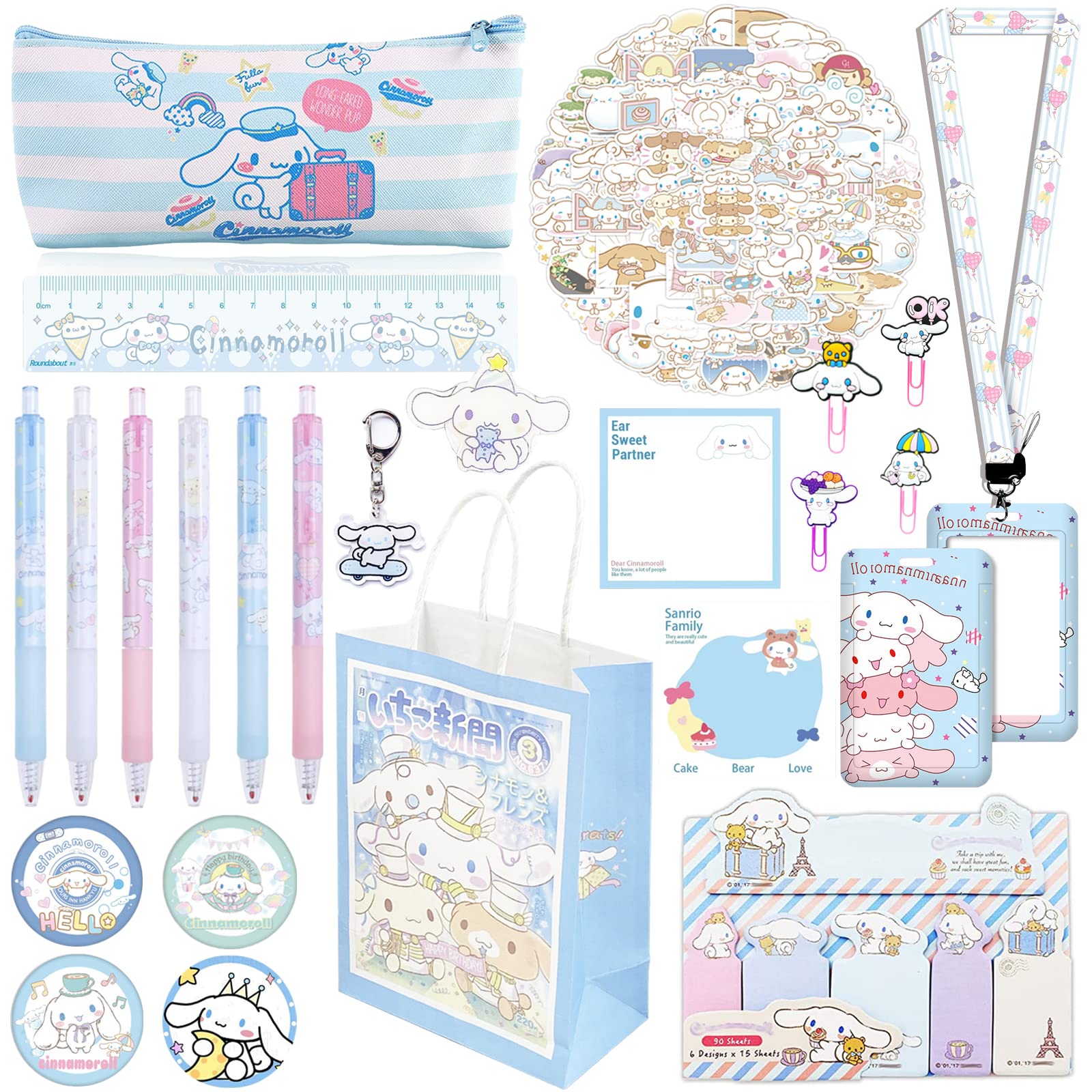 Cinnamoroll School Supplies Anime Stationery Gift Set Includs Pencil ...
