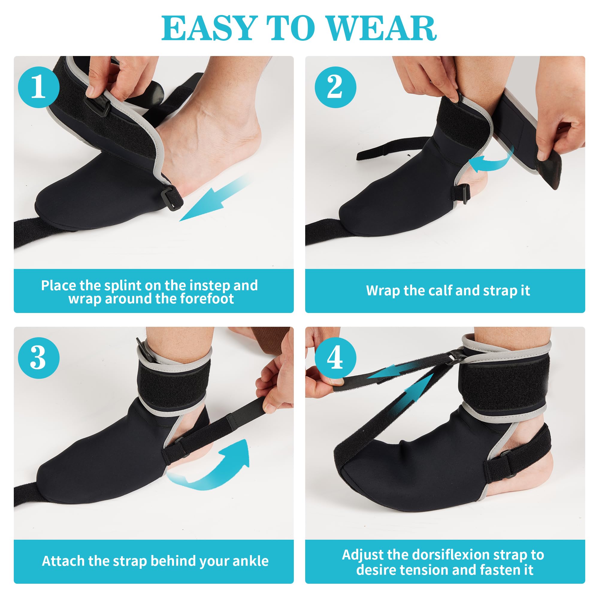 Snapklik.com : Medibot Plantar Fasciitis Night Splint Sock: Unisex ...