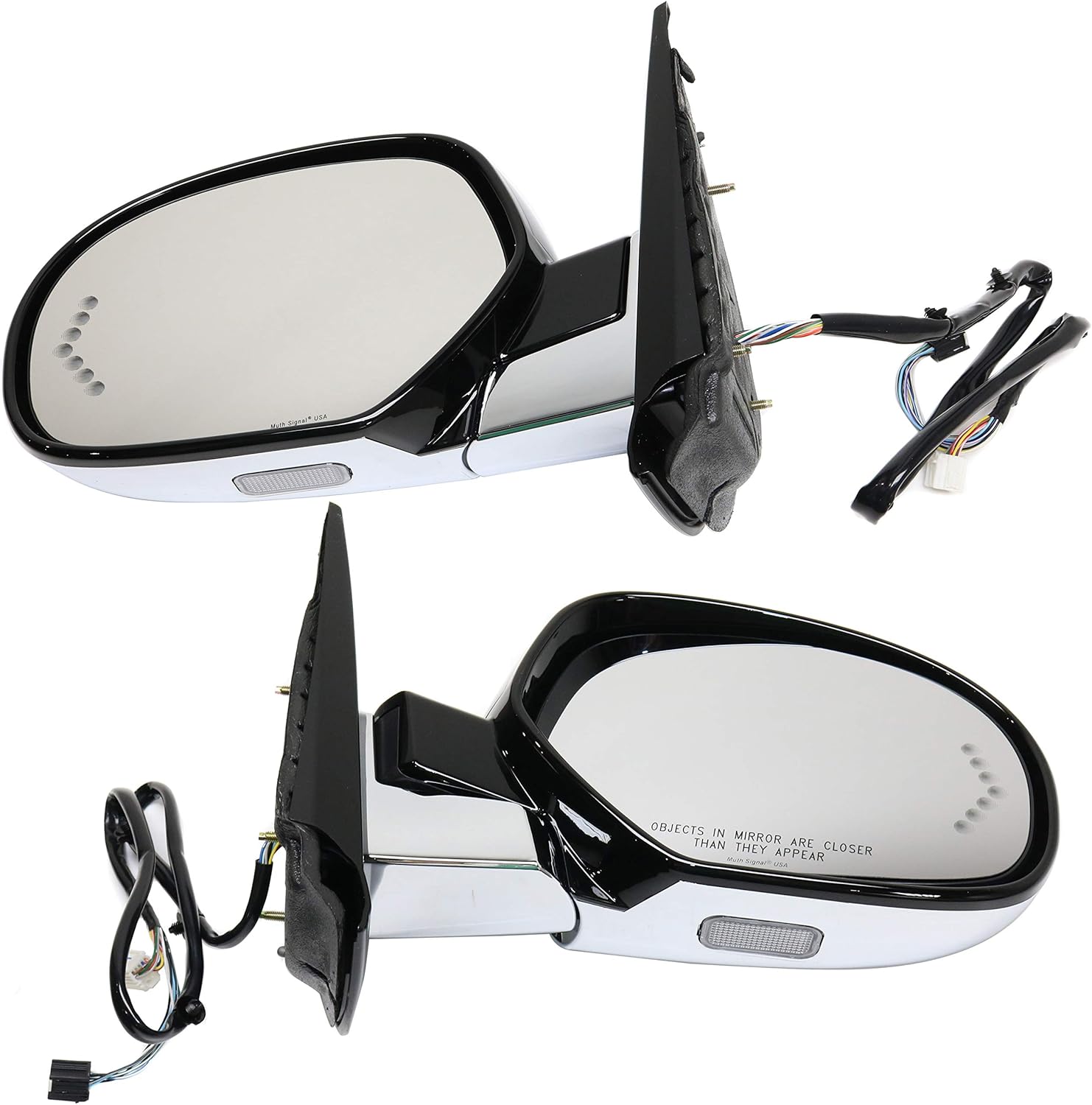 Amazon.com: Kool Vue Driver & Passenger Side Power Heated Mirrors for ...