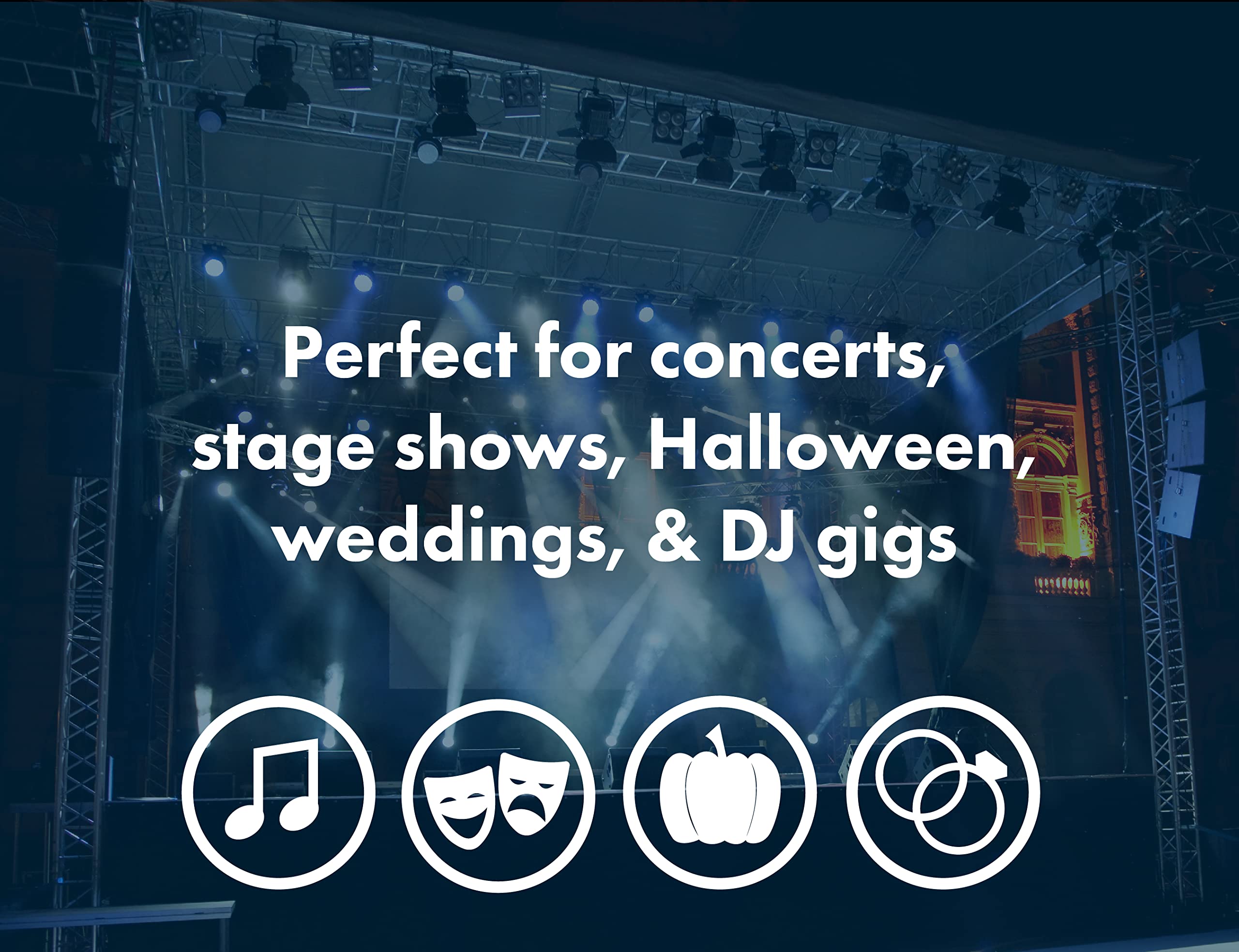 Snapklik.com : Fog Worx Professional 700-Watt Fog Machine Includes 9 ...