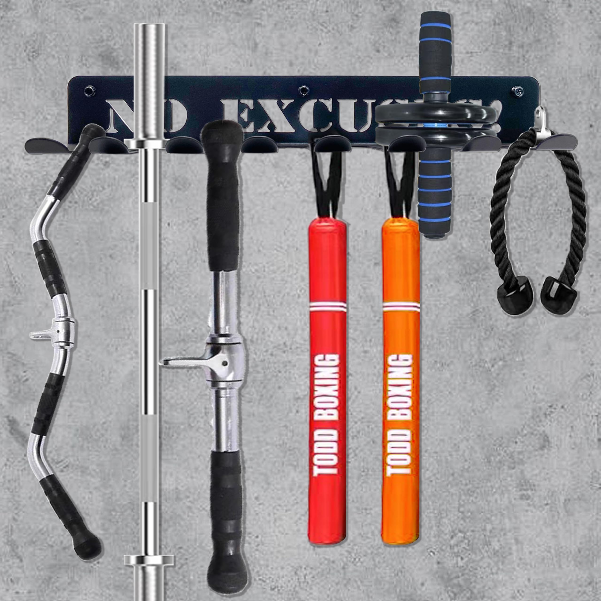 Snapklik.com : Home Gym Accessories Organization 16.7 Inches,8 Hooks ...