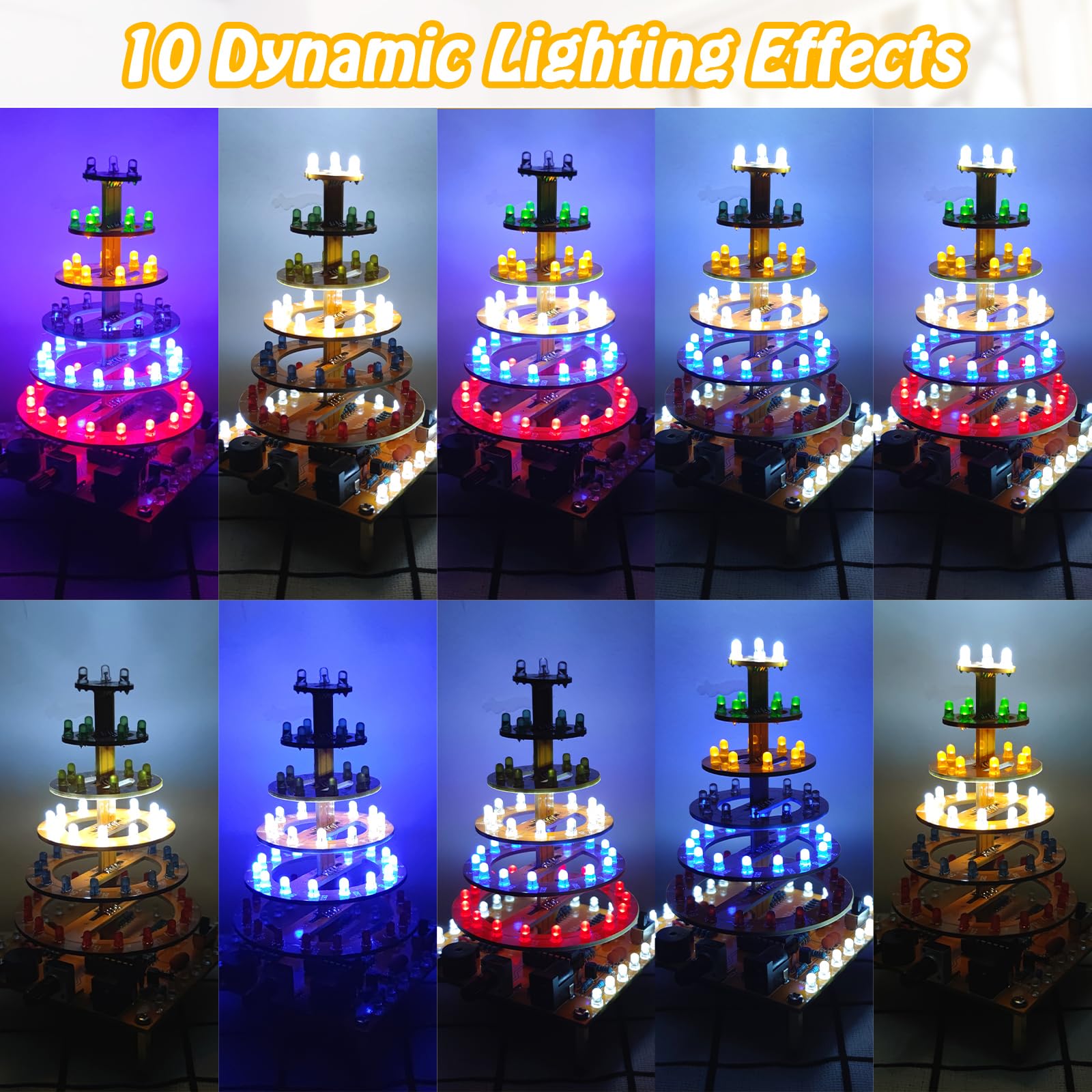 Snapklik.com : ICSTATION Soldering Practice Kit, Cake Tower Soldering ...