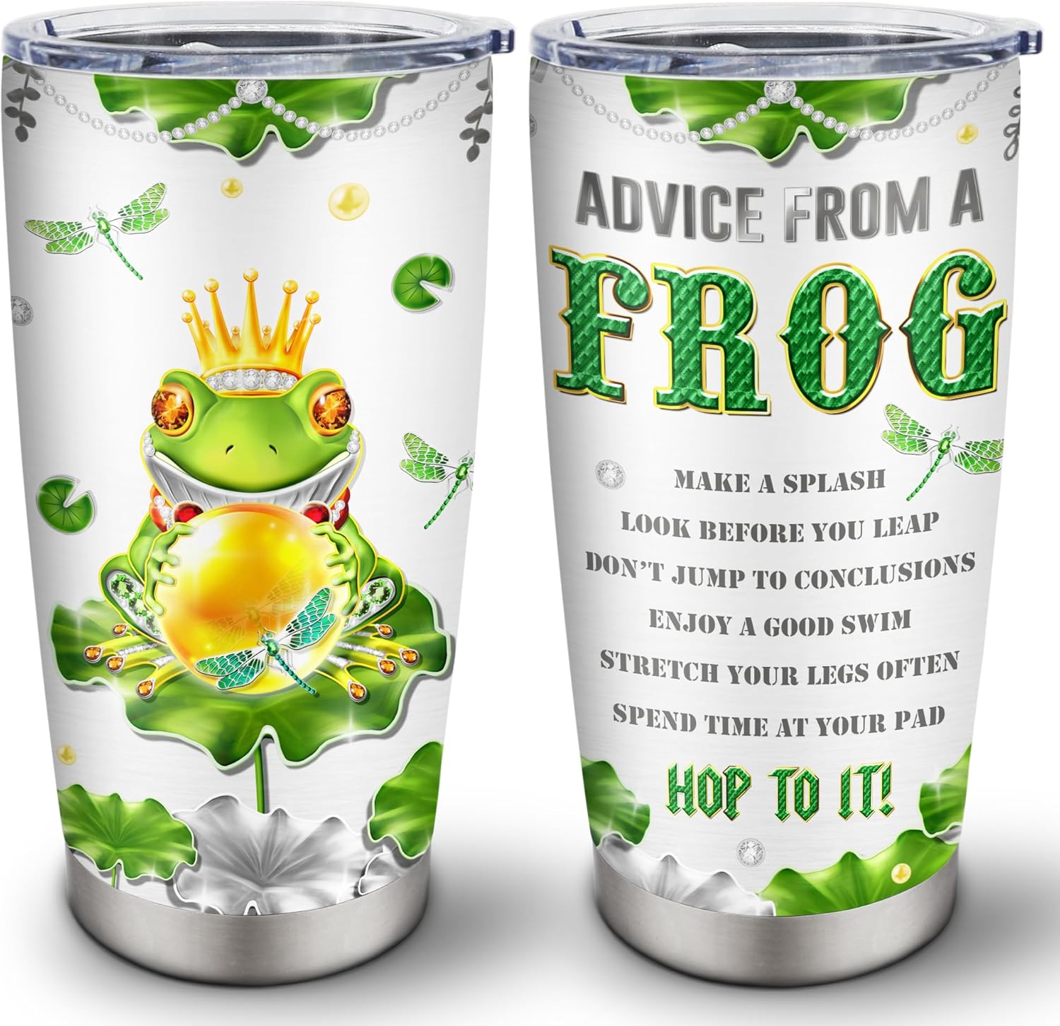 Amazon.com | Mebupol Frog Gifts Tumbler 20oz, Frog Gifts For Women ...