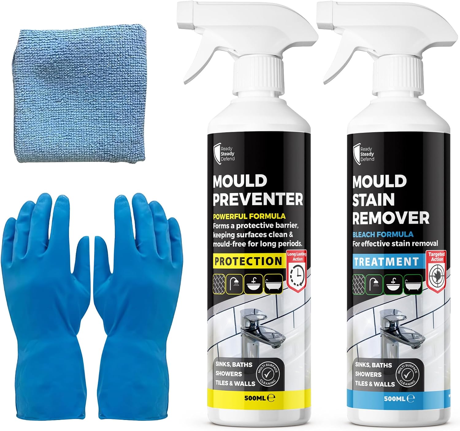 Complete Mould Protection Kit: Dual-Action Remover & Preventer, for ...