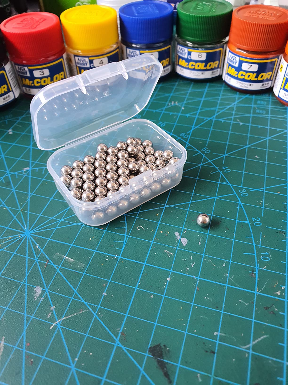 Paint Mixing Balls - Rust-Proof Stainless Steel Balls for Mixing Model ...