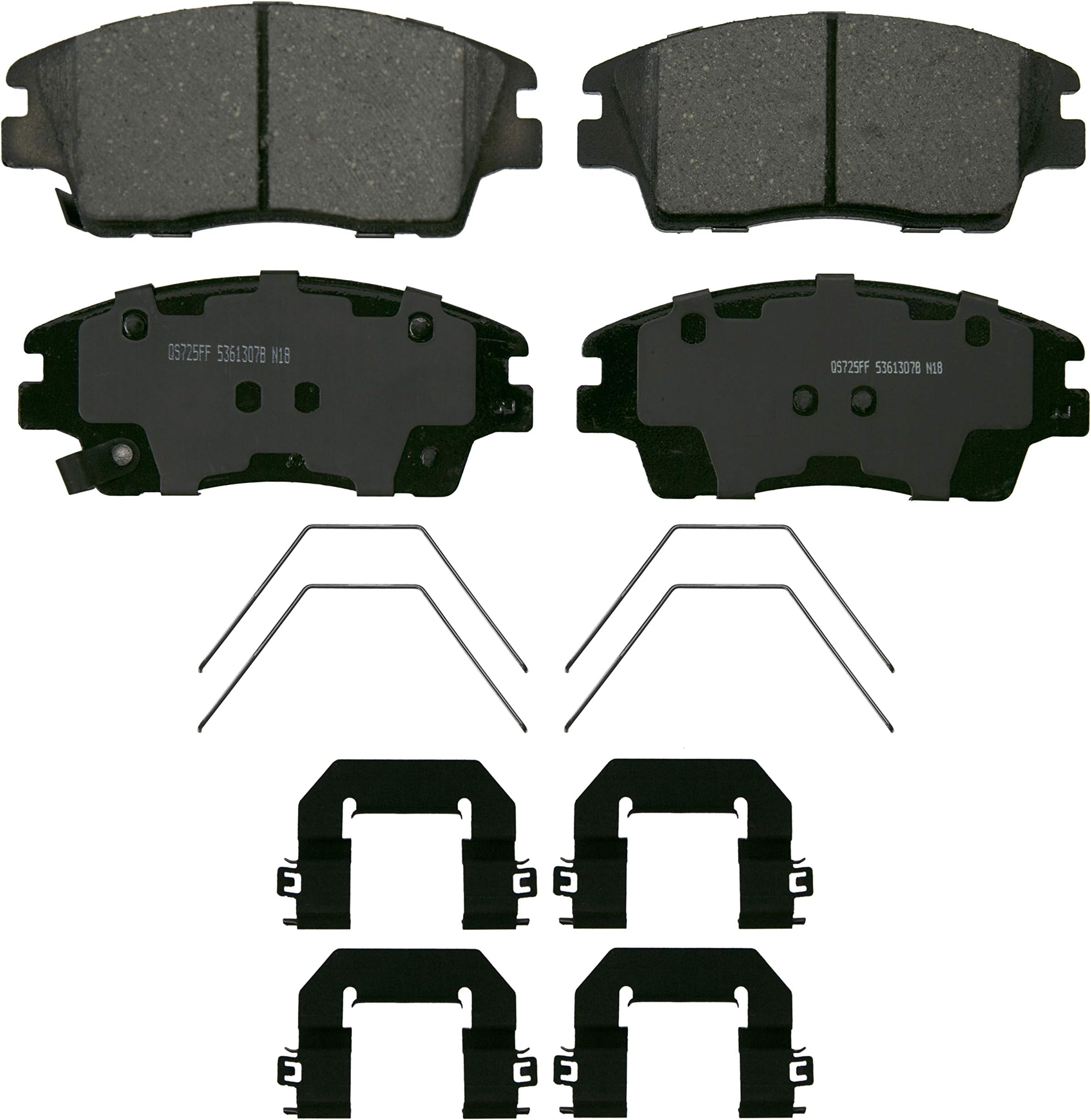 Amazon.com: Bendix Premium SBC1847 Ceramic Front Brake Pads for Hyundai ...
