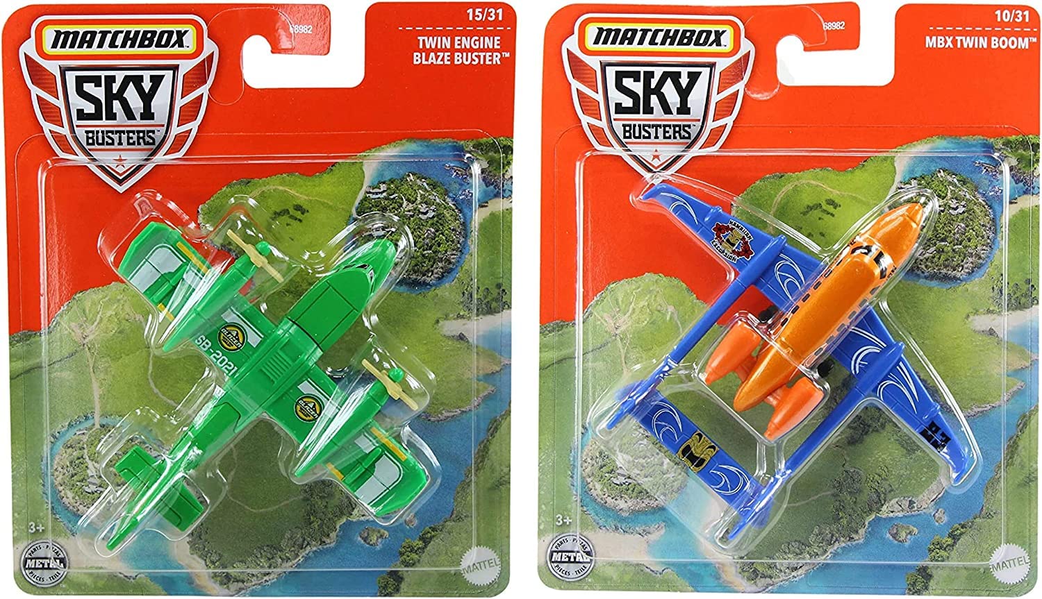 Toptoys2u Bargain Bundles Matchbox Sky Busters Diecast Models 2 Pack ...