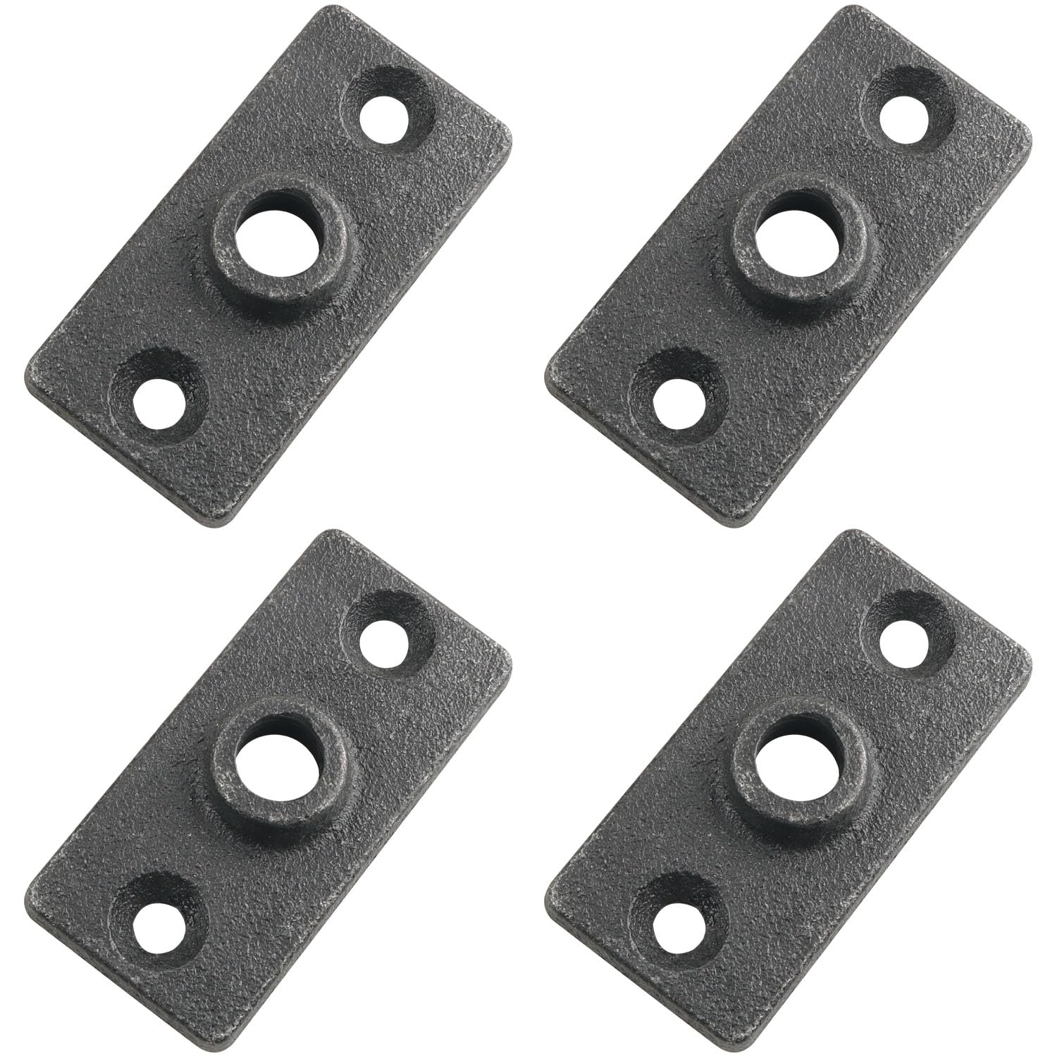 WHYHKJ 4PCS Ceiling Flange Hanger Plate 1/2inch 3 Hole Connector Hook ...