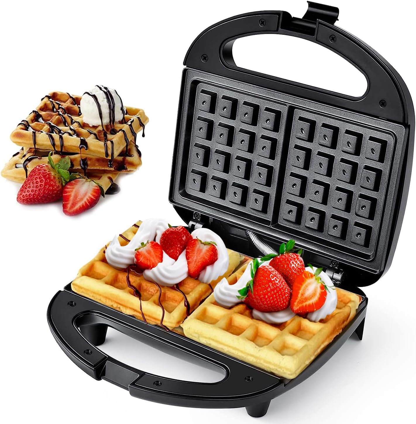 Taurus LANCHE WAFFLE - Taurus- Wafflera antiadherente- Práctica y ...