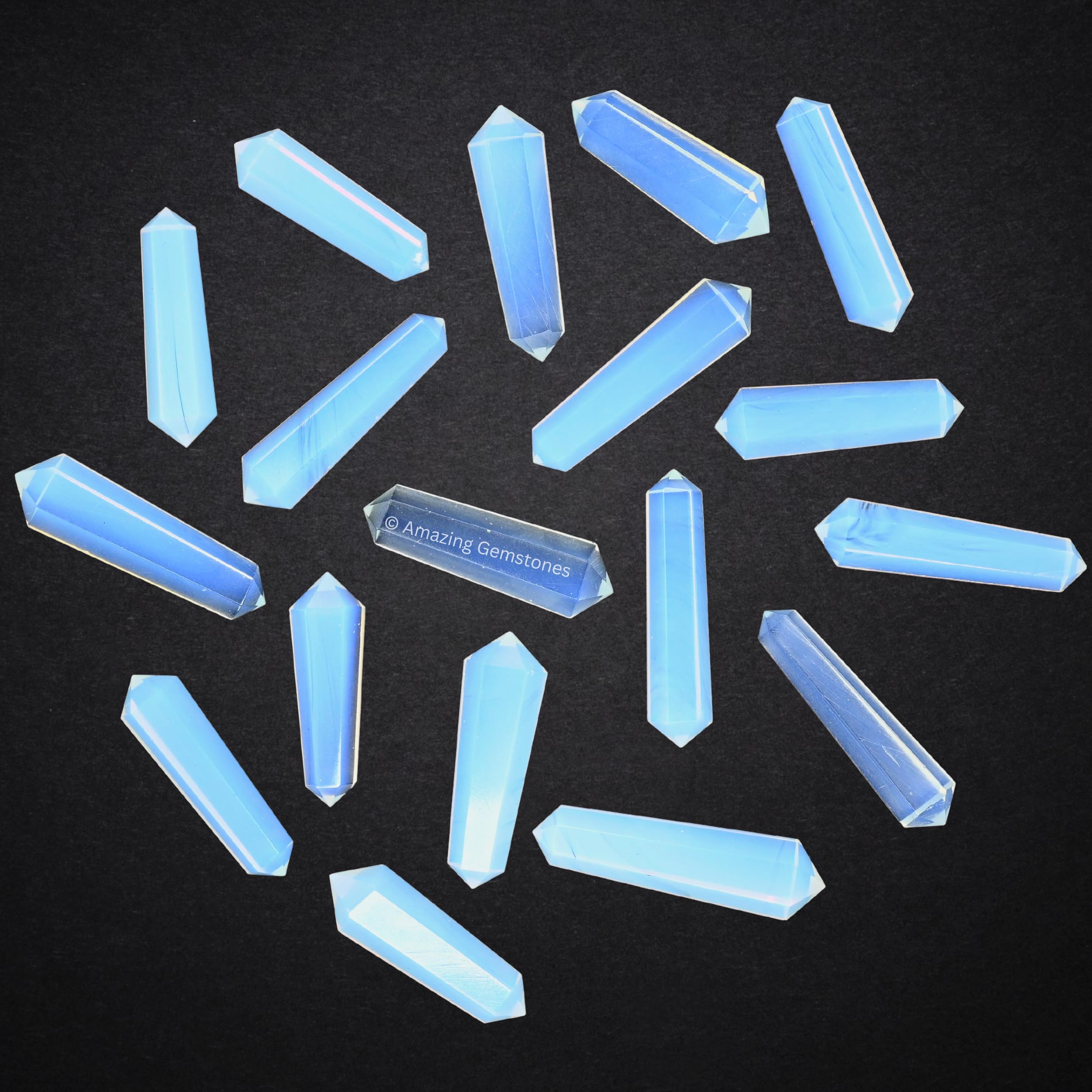 Amazon.com: Opalite Crystal Points Bulk Healing Crystals and Stones ...