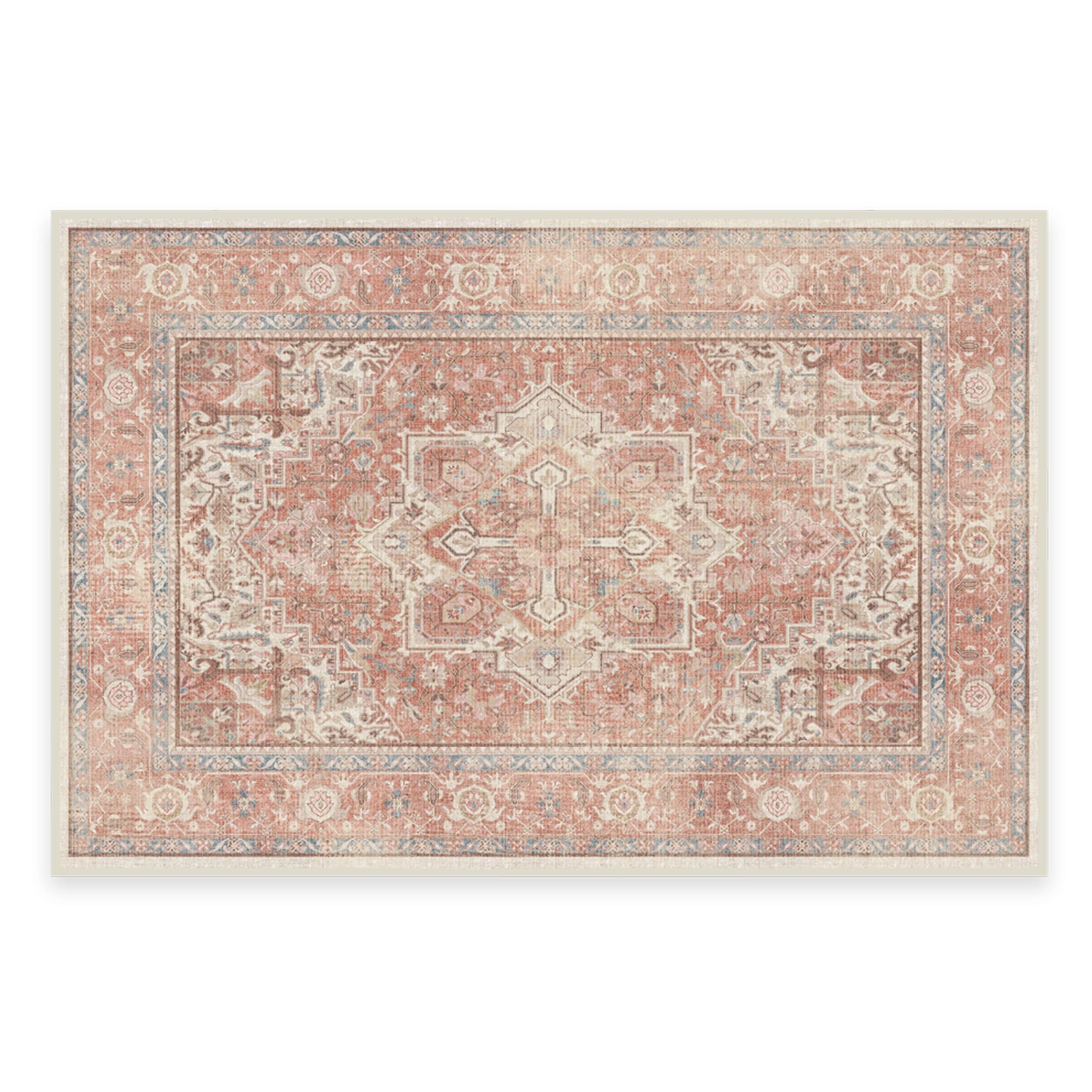 Amazon.com: RUGGABLE Kamran Washable Rug - Perfect Washable Area Rug ...