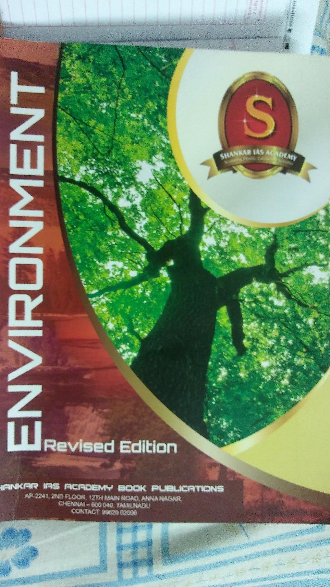 Environment by Shankar IAS academy : Amazon.in: Books