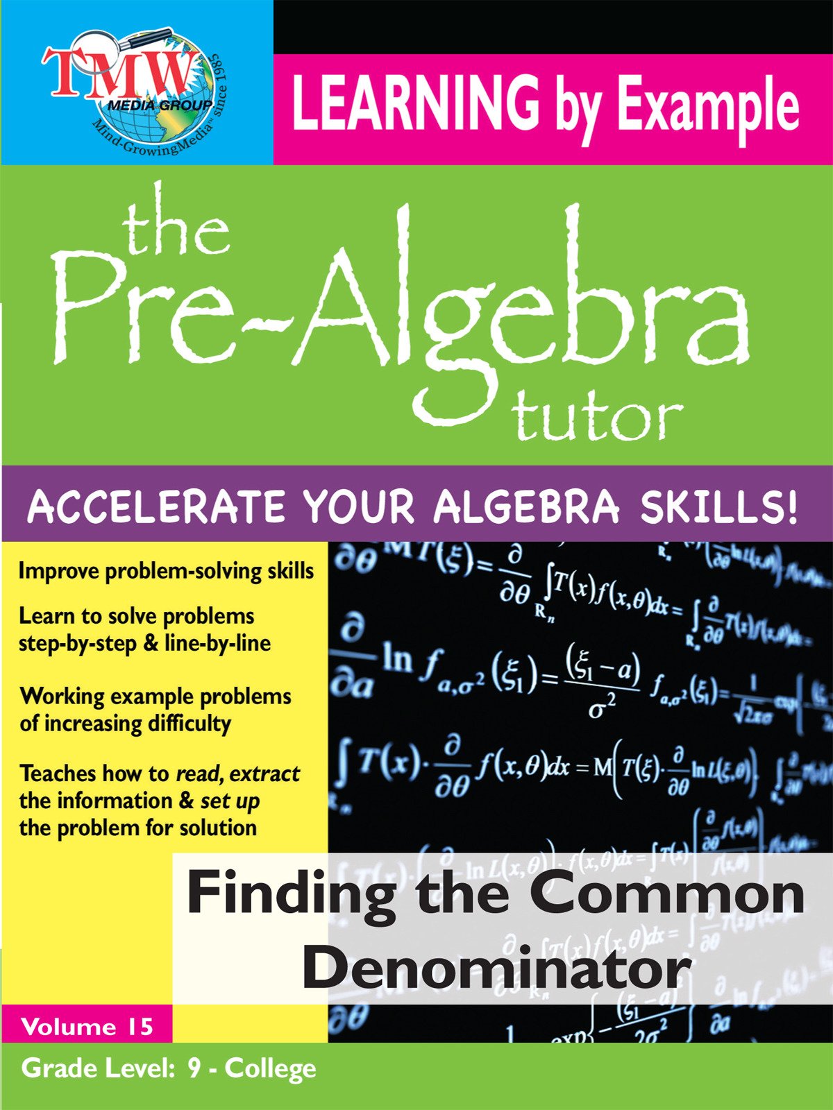 Amazon Pre Algebra Tutor Learning By Example Finding The Common