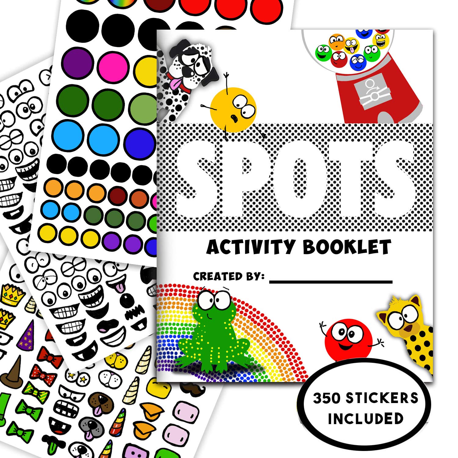 Spots Sticker Activity Book: Diane Alber: 9781732934634: Amazon.com: Books