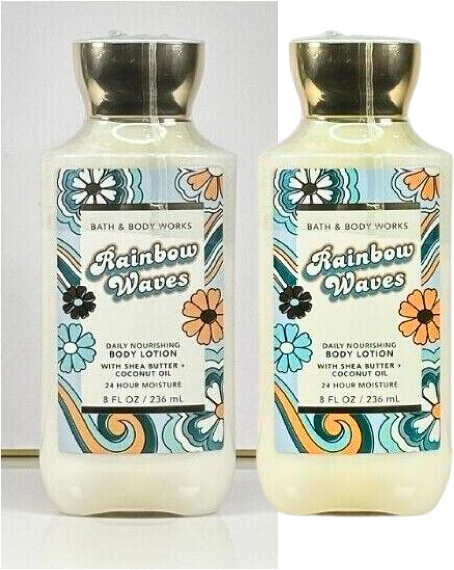 Amazon.com : Bath & Body Works Body Lotion Pack of 2, 8oz Each (Rainbow ...