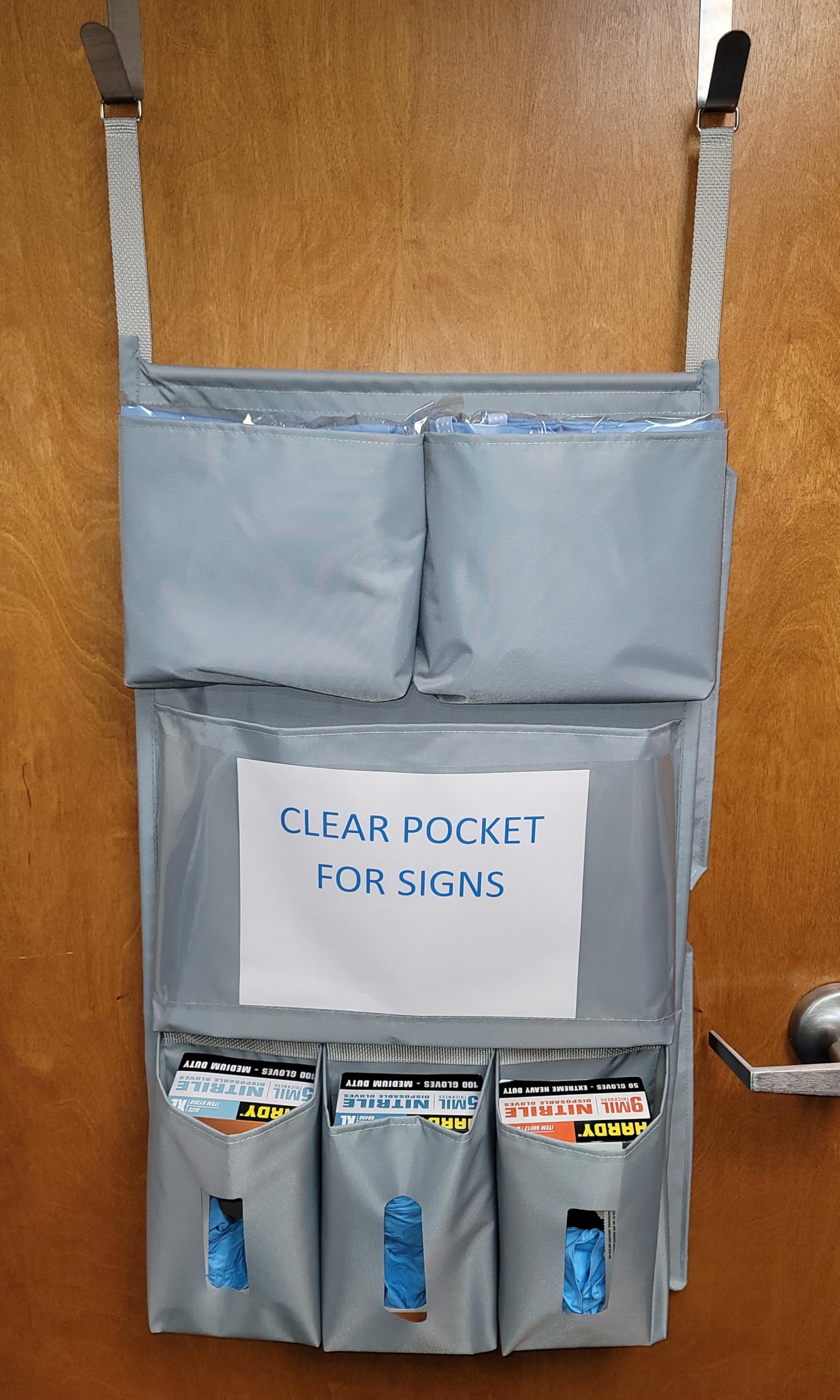 Amazon.com : It's Sew EZ PPE Isolation Door Caddy - 8 Pockets - NFPA ...