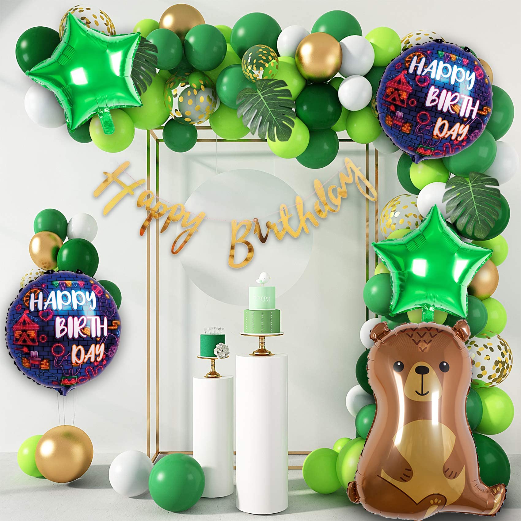 Party Propz Rubber Jungle Theme Birthday Decoration - 47 Pcs, Kids ...