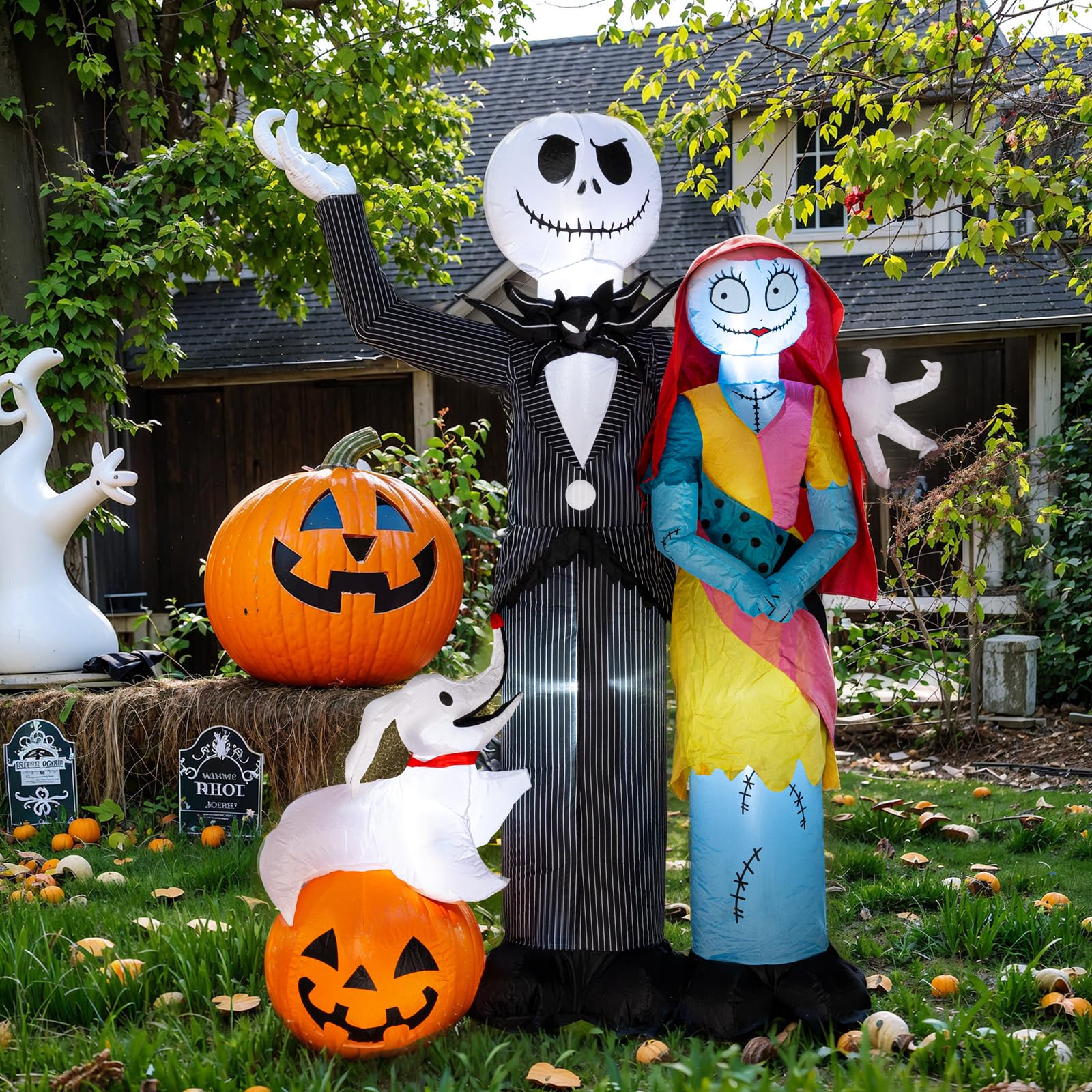 Amazon.com: Nervure 6Ft Halloween Decoration Outdoor Inflatable ...
