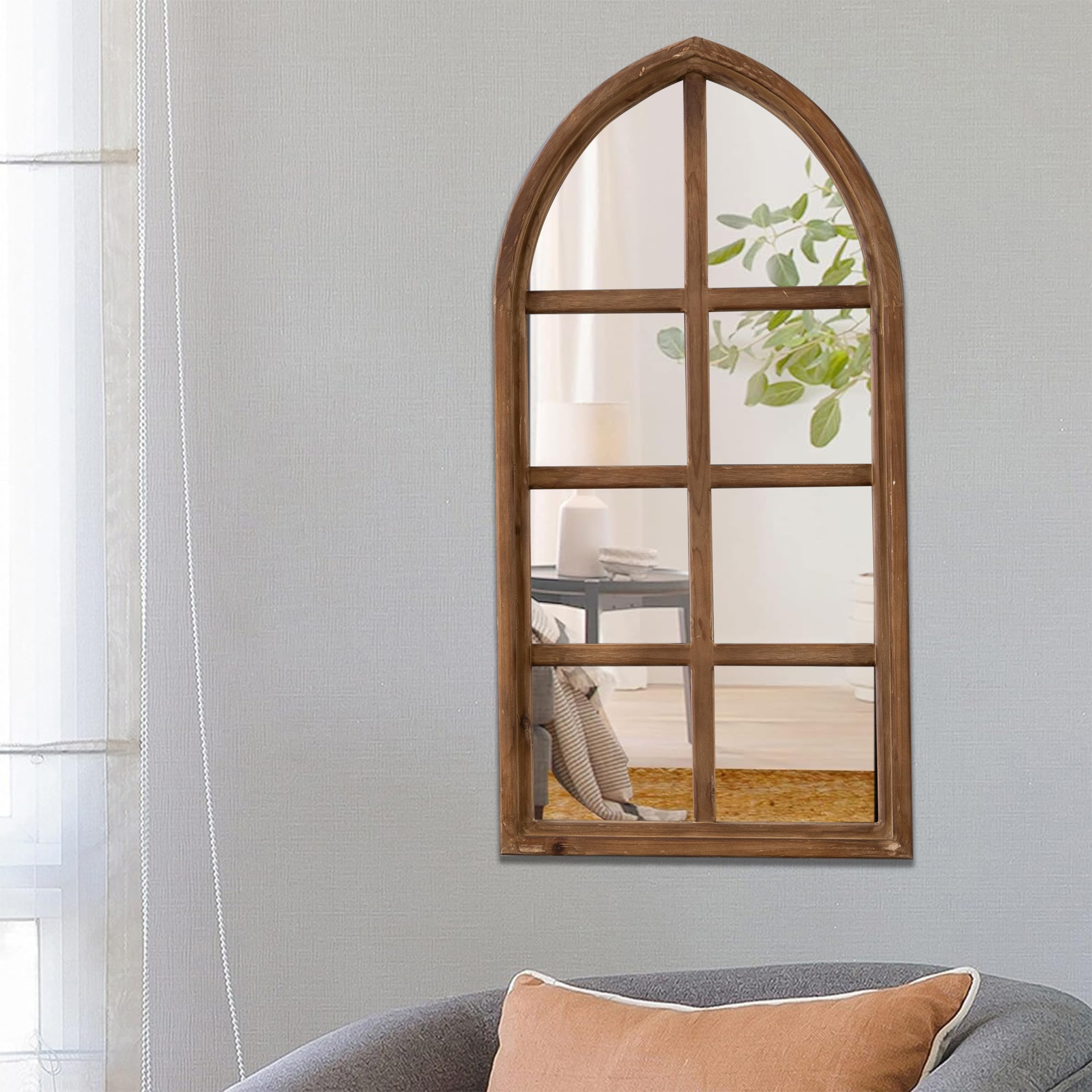 Faux Wooden Window Frame Mirror 11 FAKE WINDOW Ideas | Fake Window,
