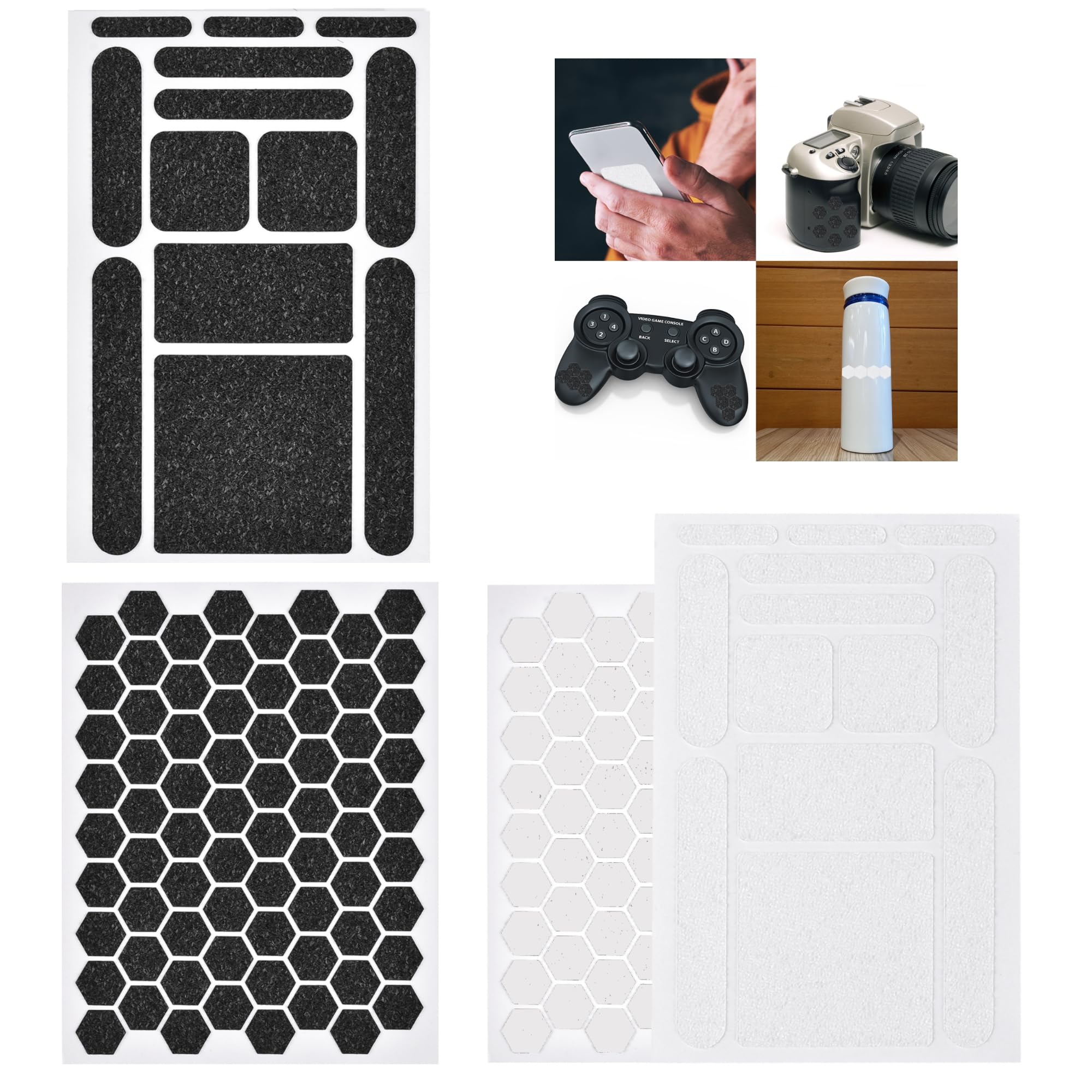 Amazon.com: Hasefam 4 Pack Phone Grip Tape, Finger Grip Stickers Decal ...