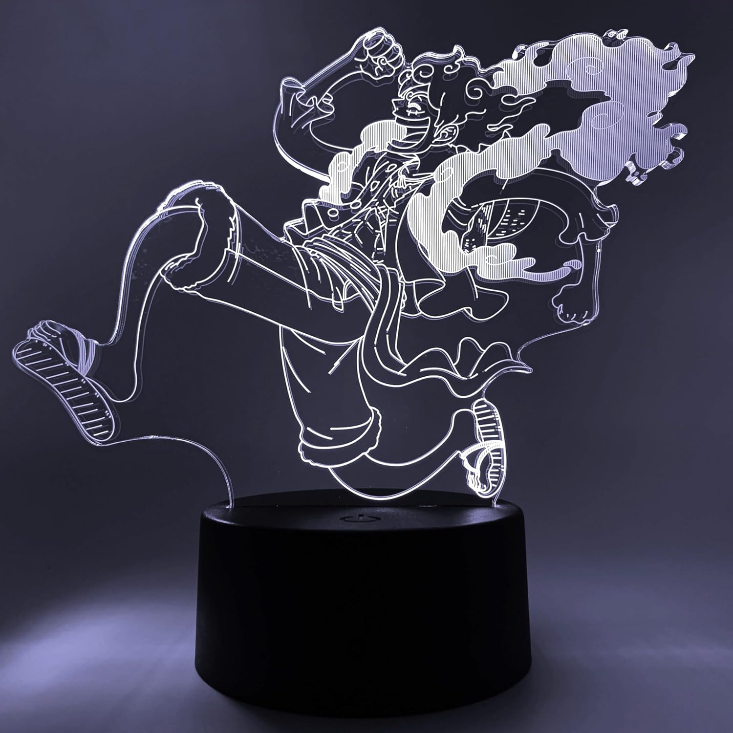 Otaku Lamps Luffy GEAR5 Moon One Piece – Anime Lamp Figure Night Light ...