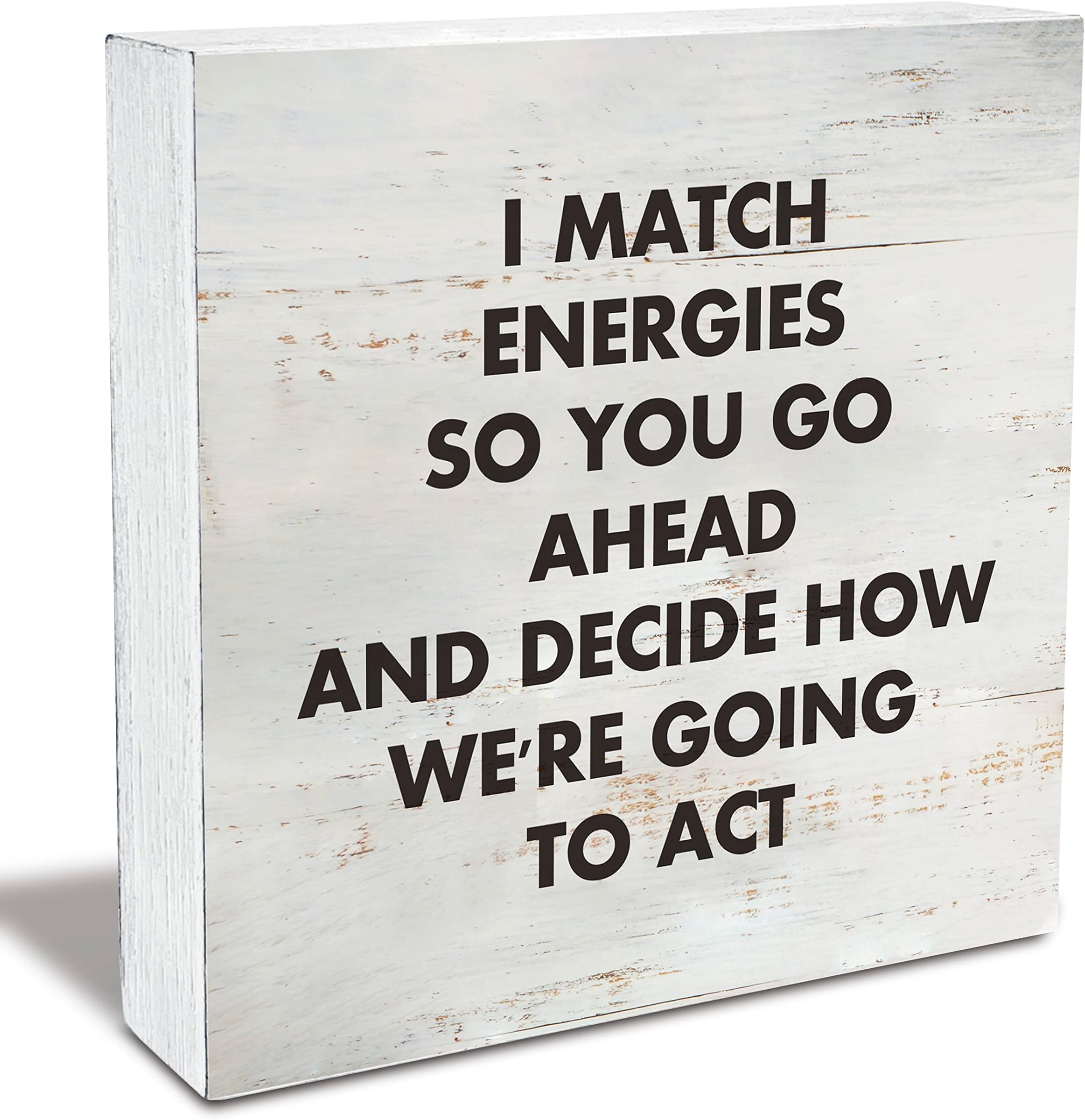 Amazon.com : You are About to Exceed the Limitations Wooden Box Sign ...