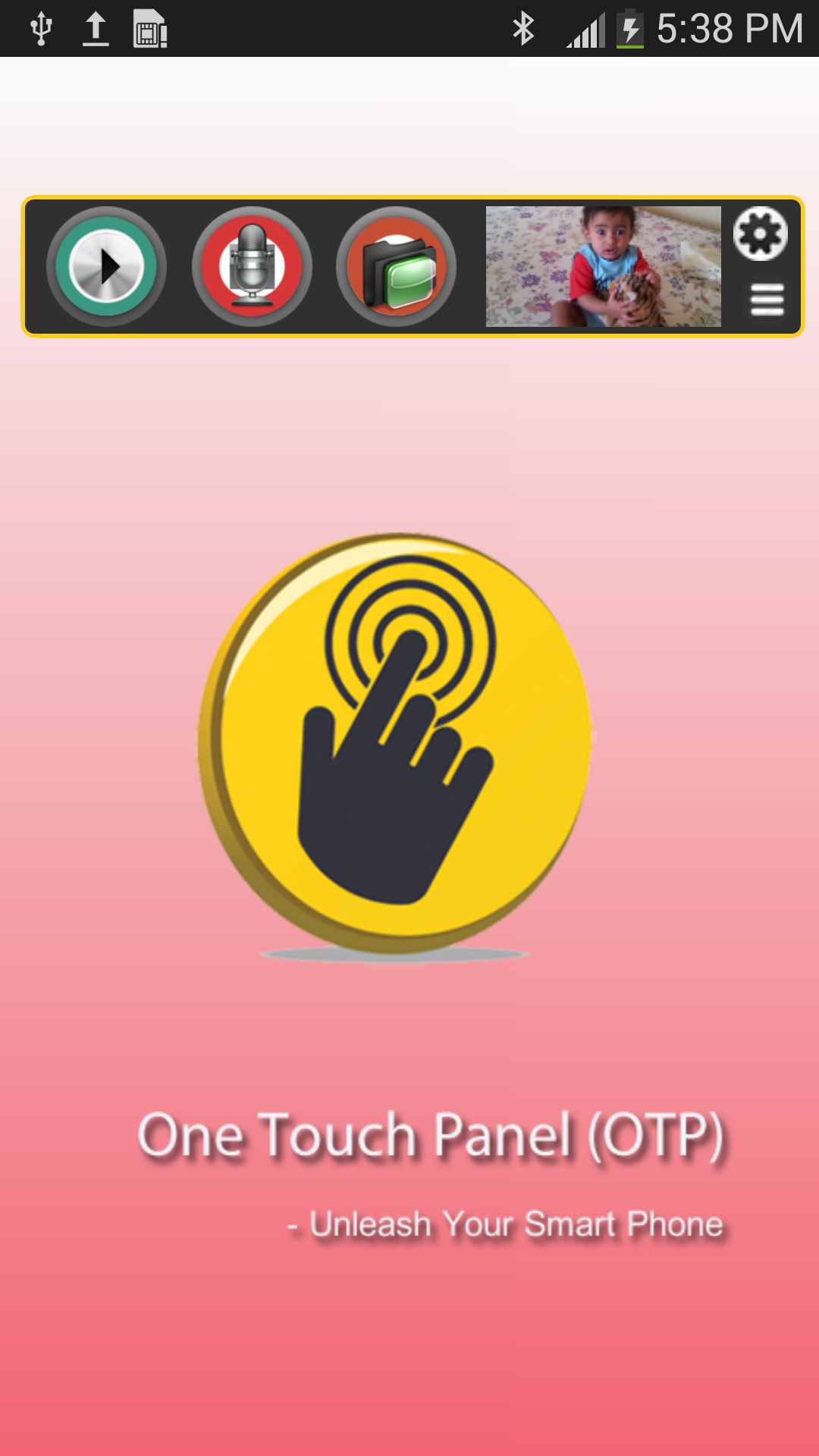 OneTouch Panel (OTP) - Cusomize your Smart phone experience - App on ...
