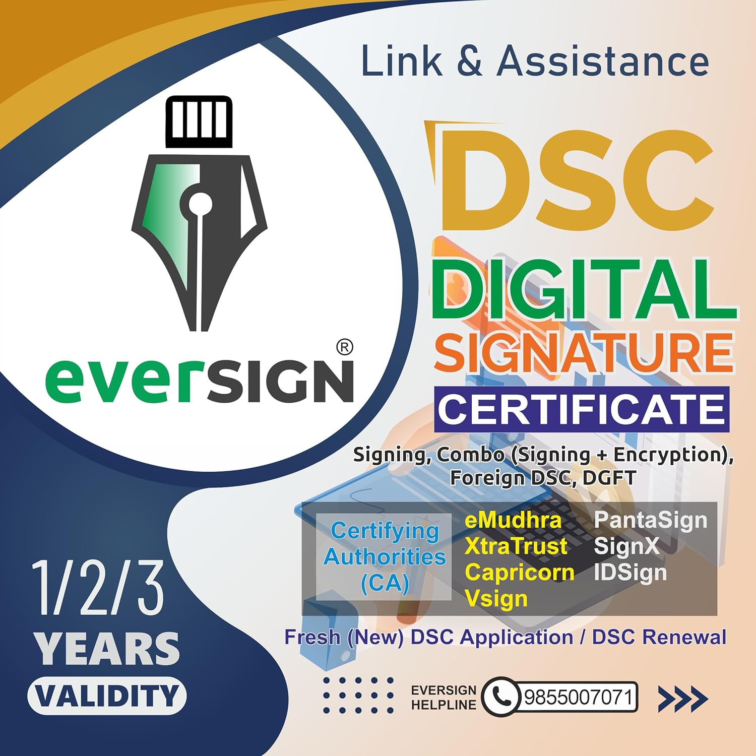 EVERSIGN® Digital Signature Kit – Assistance & Link for Class 3 ...