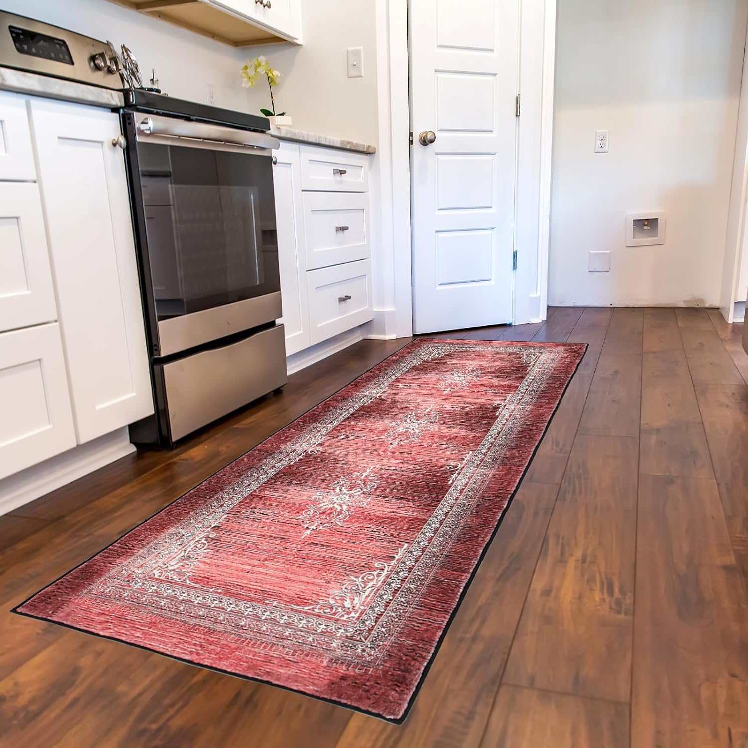 Amazon.com: ECHTEYUN 2x6 Vintage Oriental Medallion Accent Runner Rug ...