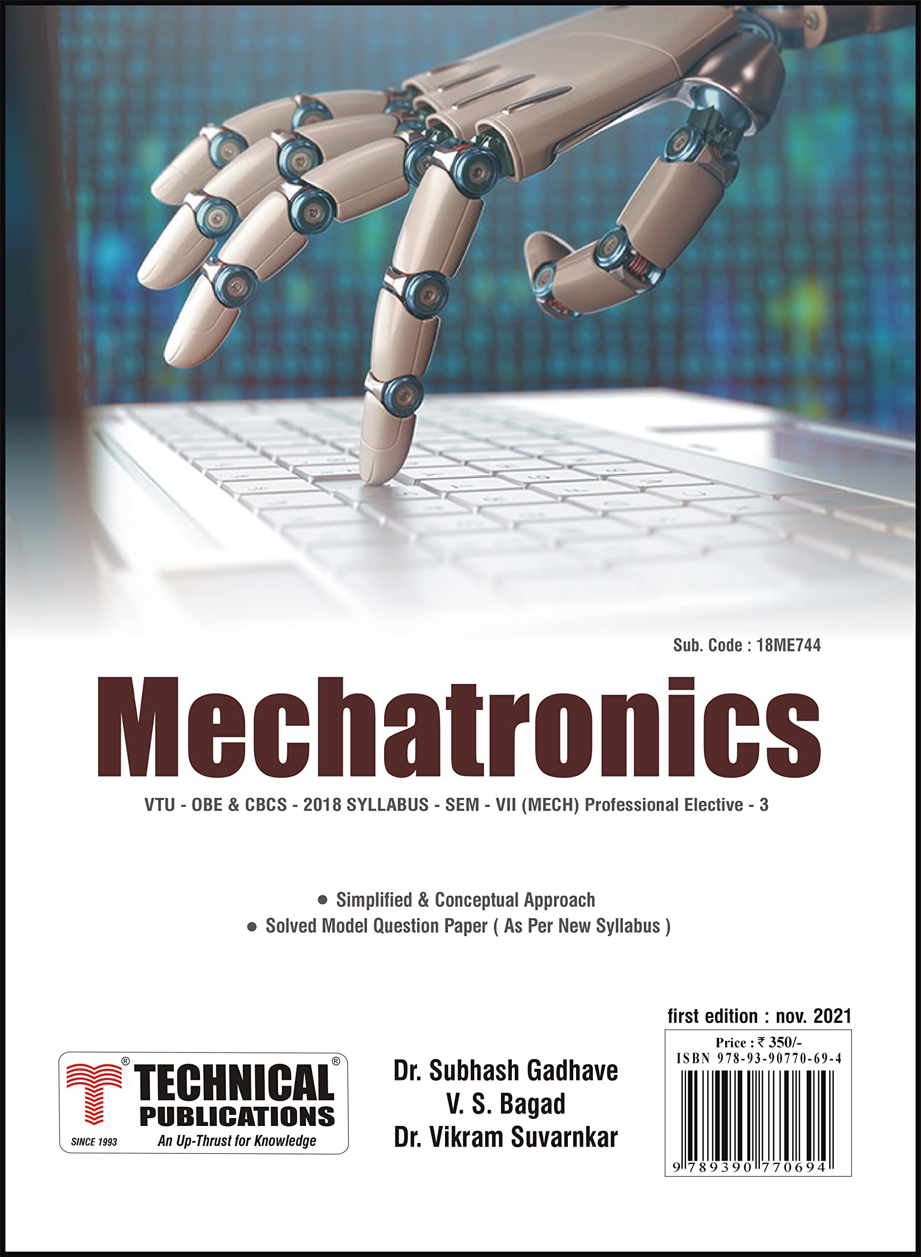 Amazon.in: Buy Mechatronics for BE VTU Course 18 OBE & CBCS (VII - MECH ...