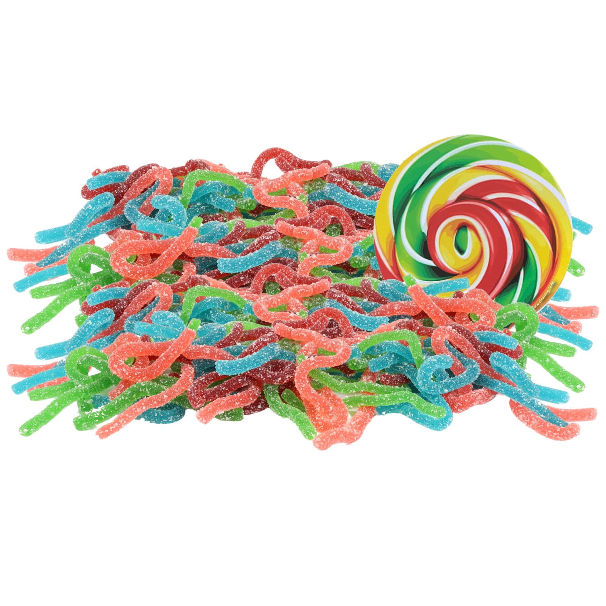 Amazon.com : Sour Spaghetti Gummi Candies, Fruit Flavored Sugar Coated ...